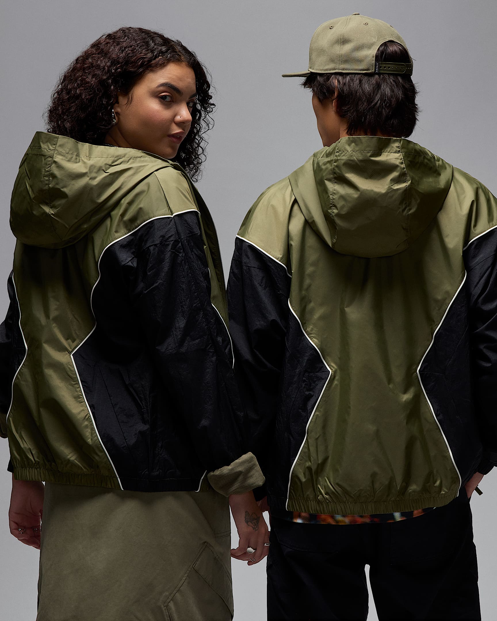 Jordan Brooklyn Men's Hooded Draft Jacket. Nike BG