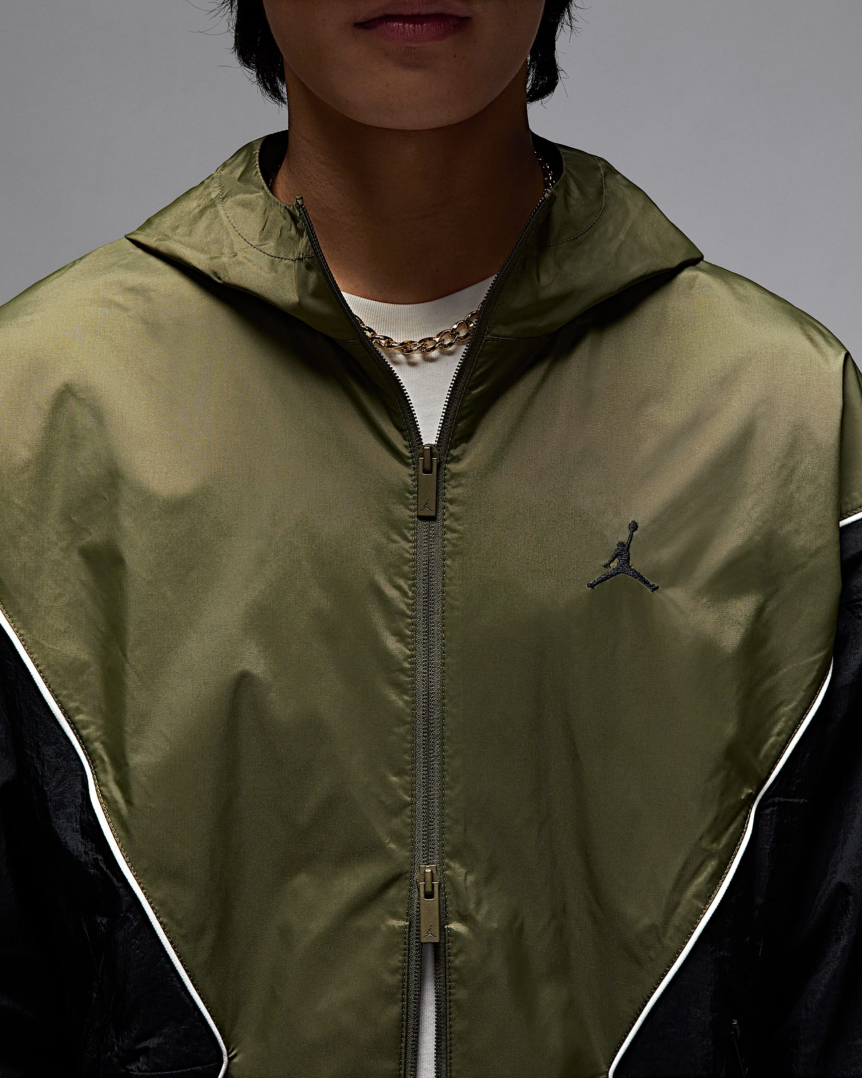 Jordan Brooklyn Men's Hooded Draft Jacket. Nike BG