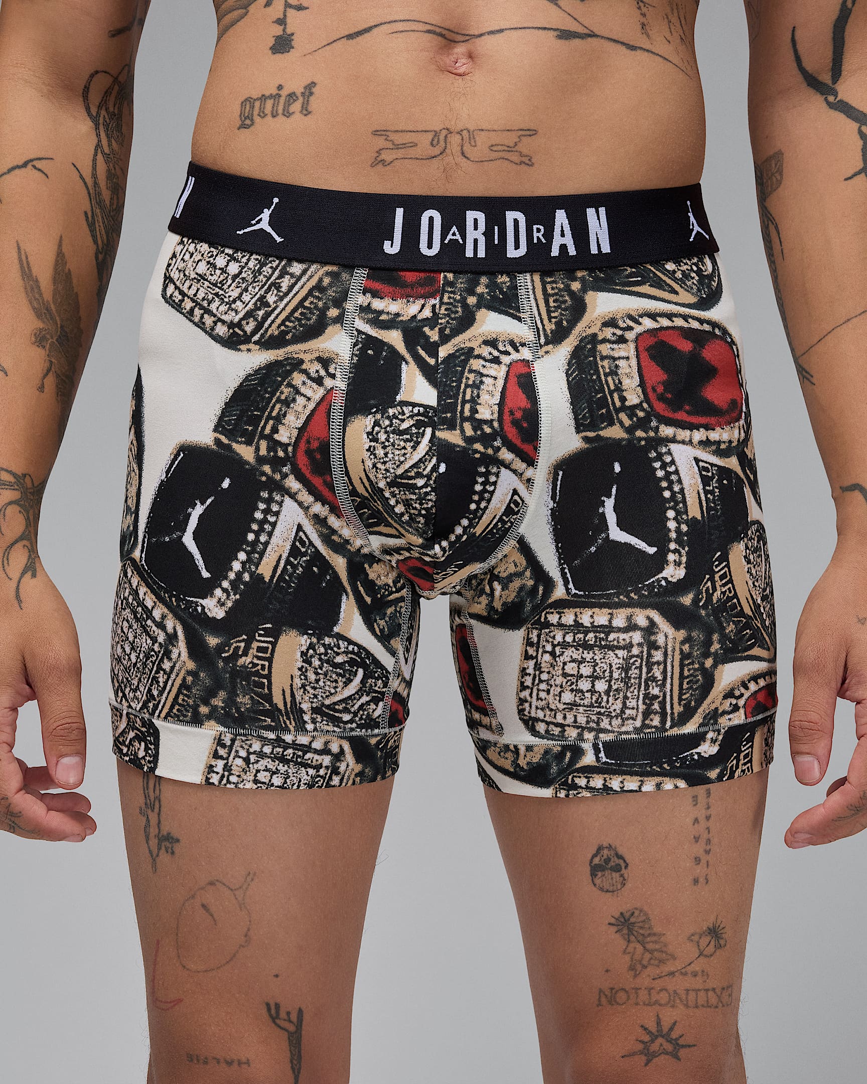 Jordan Men's Flight Cotton MVP Boxer Briefs (2-Pack). Nike JP