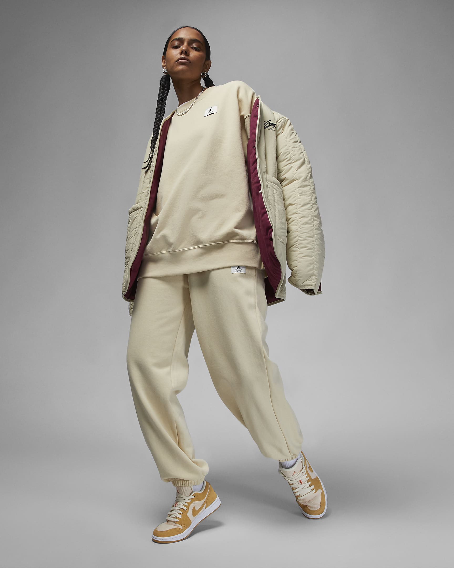 Jordan Flight Women's Fleece Crew. Nike LU