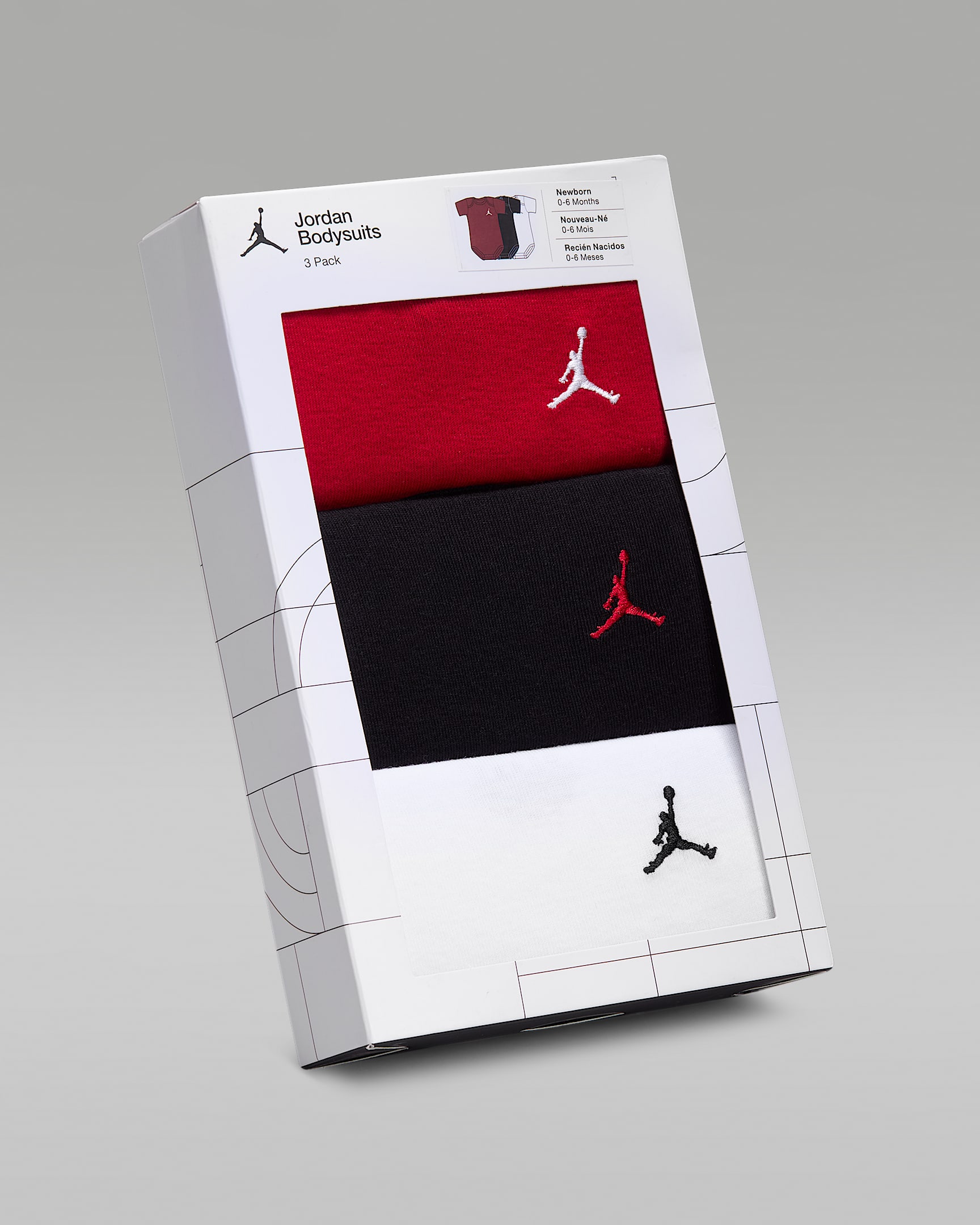 Jordan Everyday Essentials Baby Bodysuits (3-Pack). Nike.com