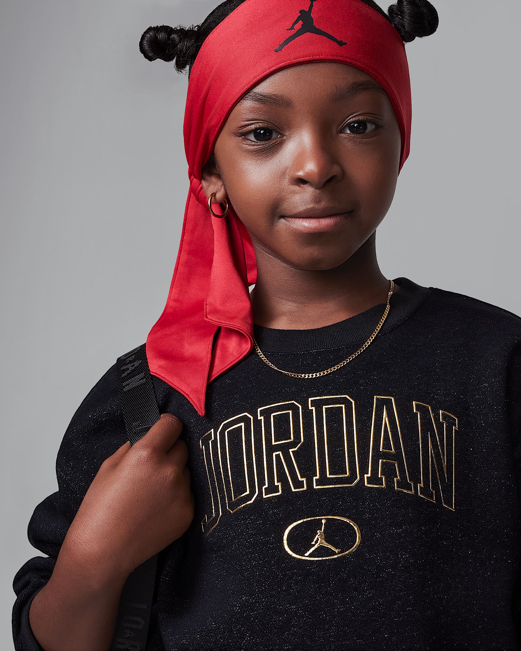 Sudadera de cuello redondo para niños talla pequeña Jordan 1st Baby Blue. Nike MX