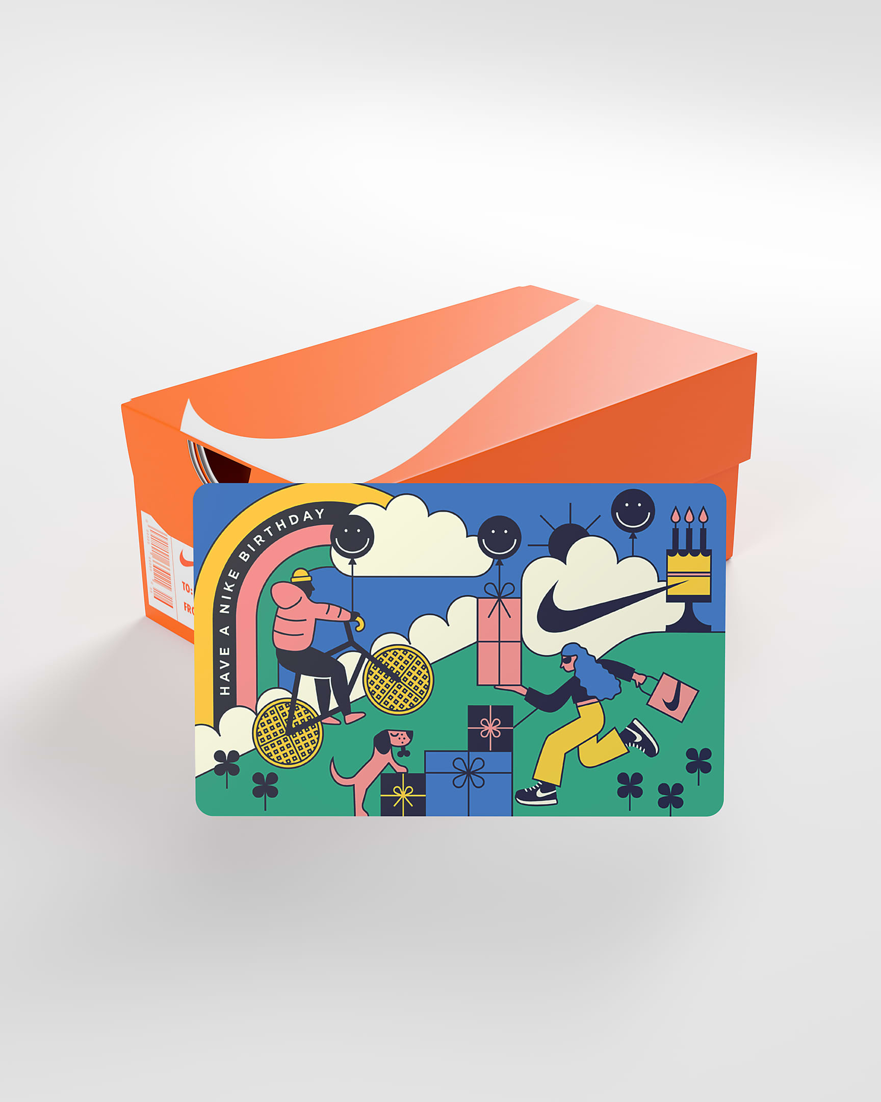 Nike Gift Card Mailed in a Mini Nike Shoebox. Nike.com