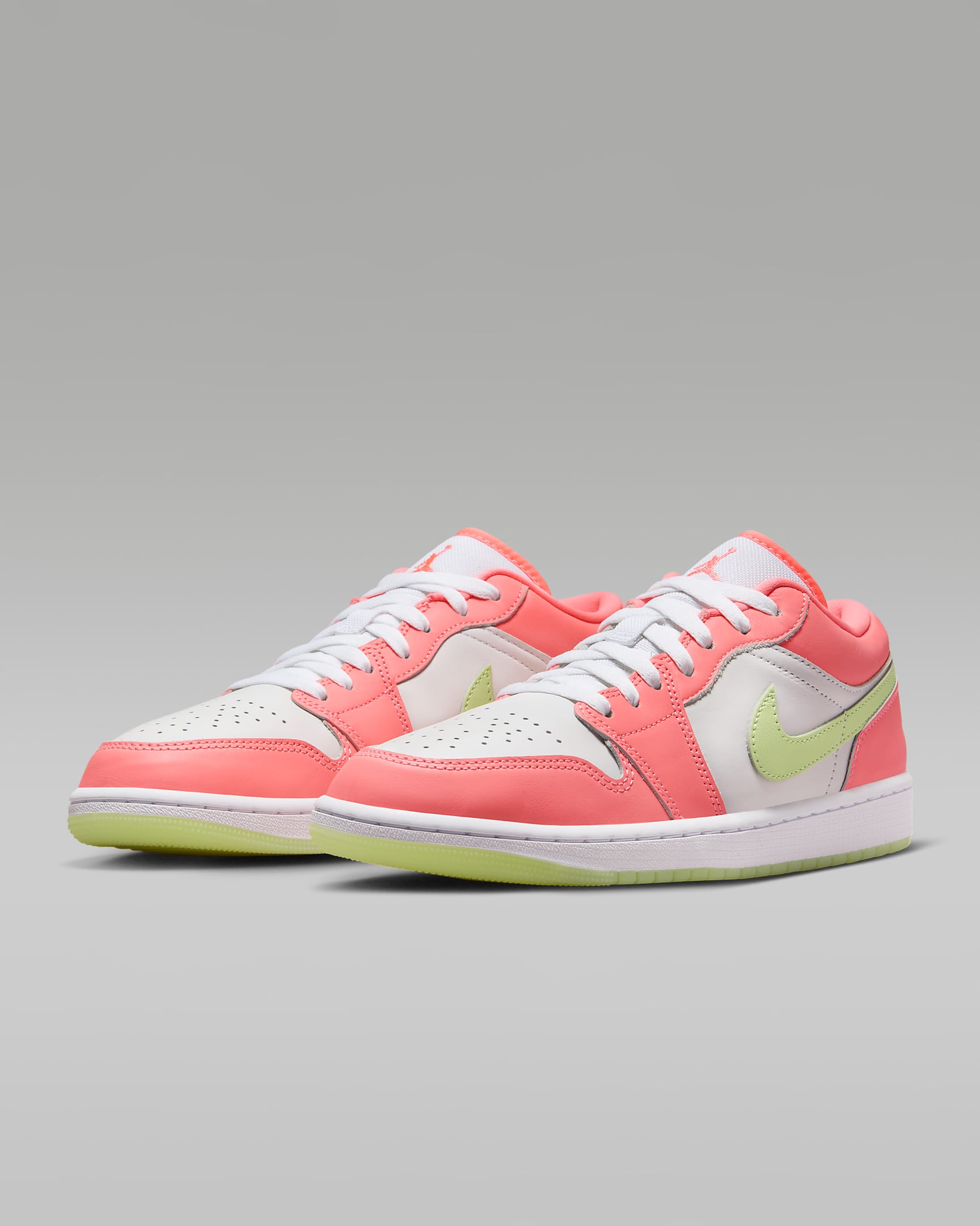 Nike Men's Air Jordan 1 Low SE Shoes (Lava/White/Volt) only $77.58 ...