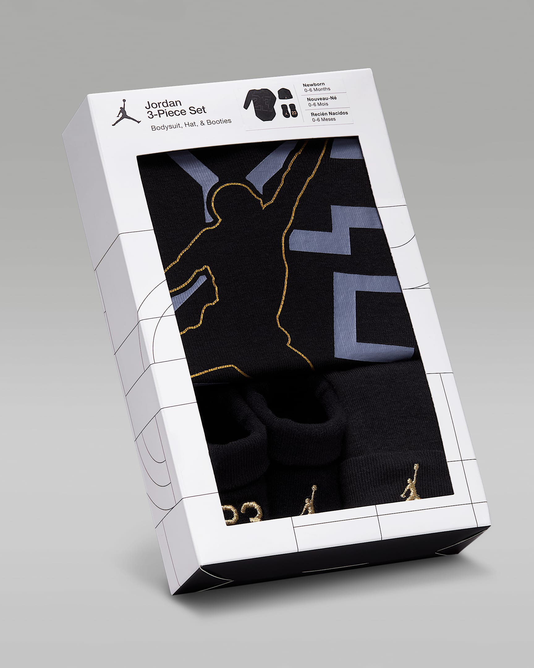 Conjunto de tres piezas See Me Shine para bebé (0 a 9 meses) Jordan ...