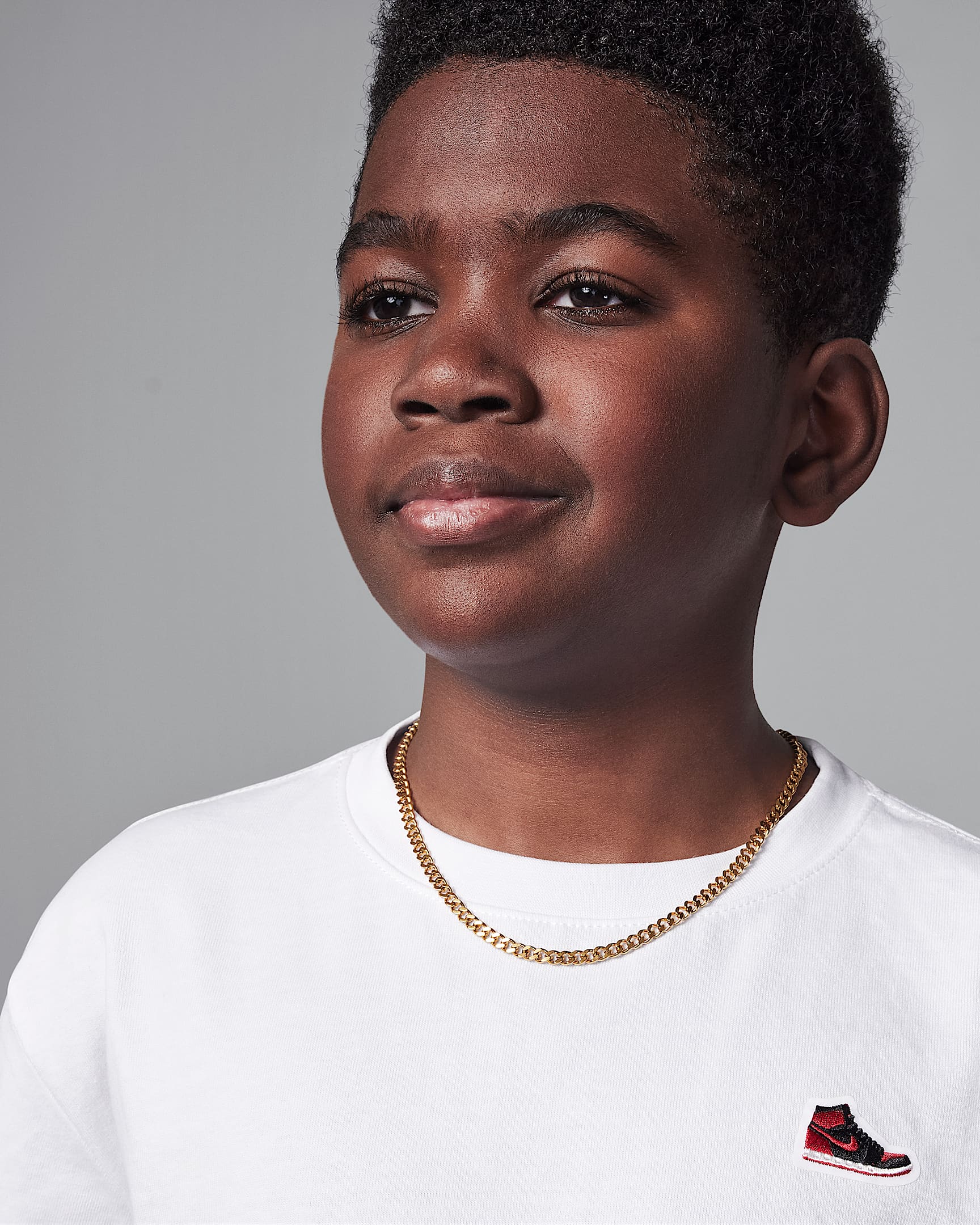 Air Jordan 1 Big Kids' Patch T-Shirt. Nike JP