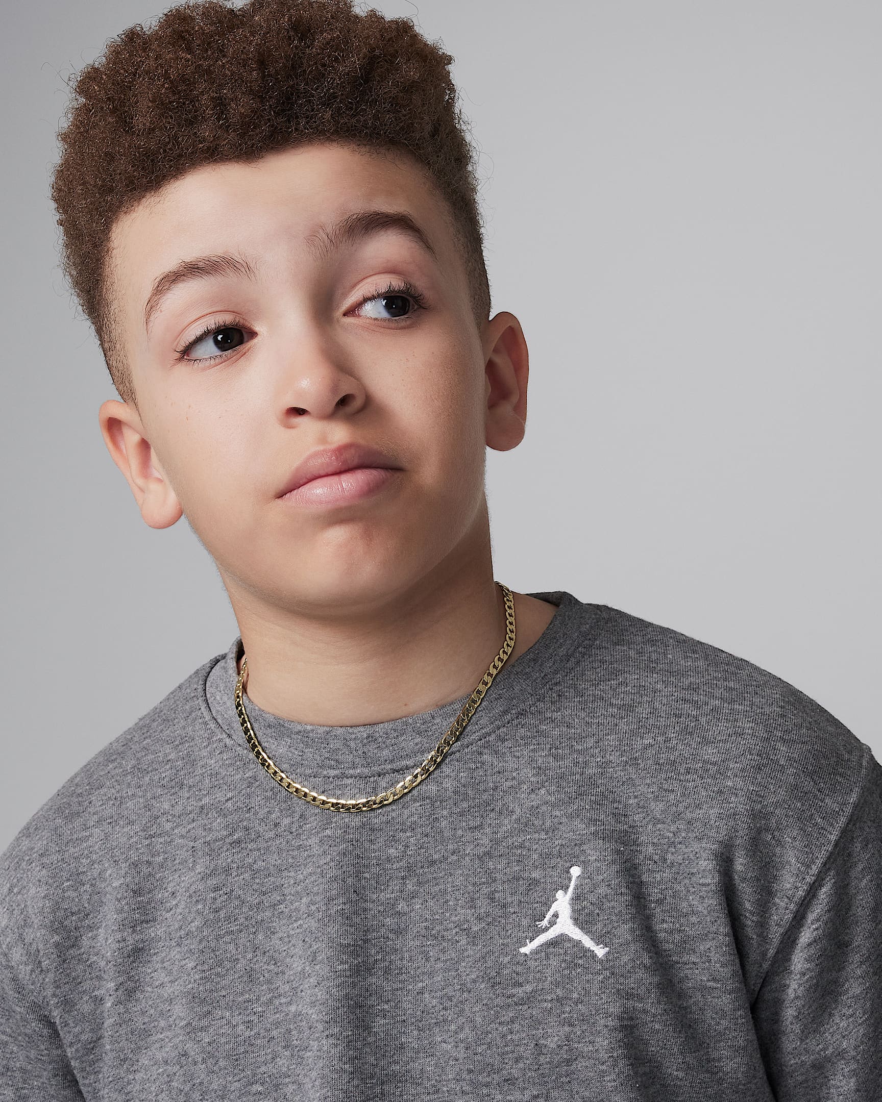 Jordan Brooklyn French Terry Essentials Big Kids' Crew. Nike JP