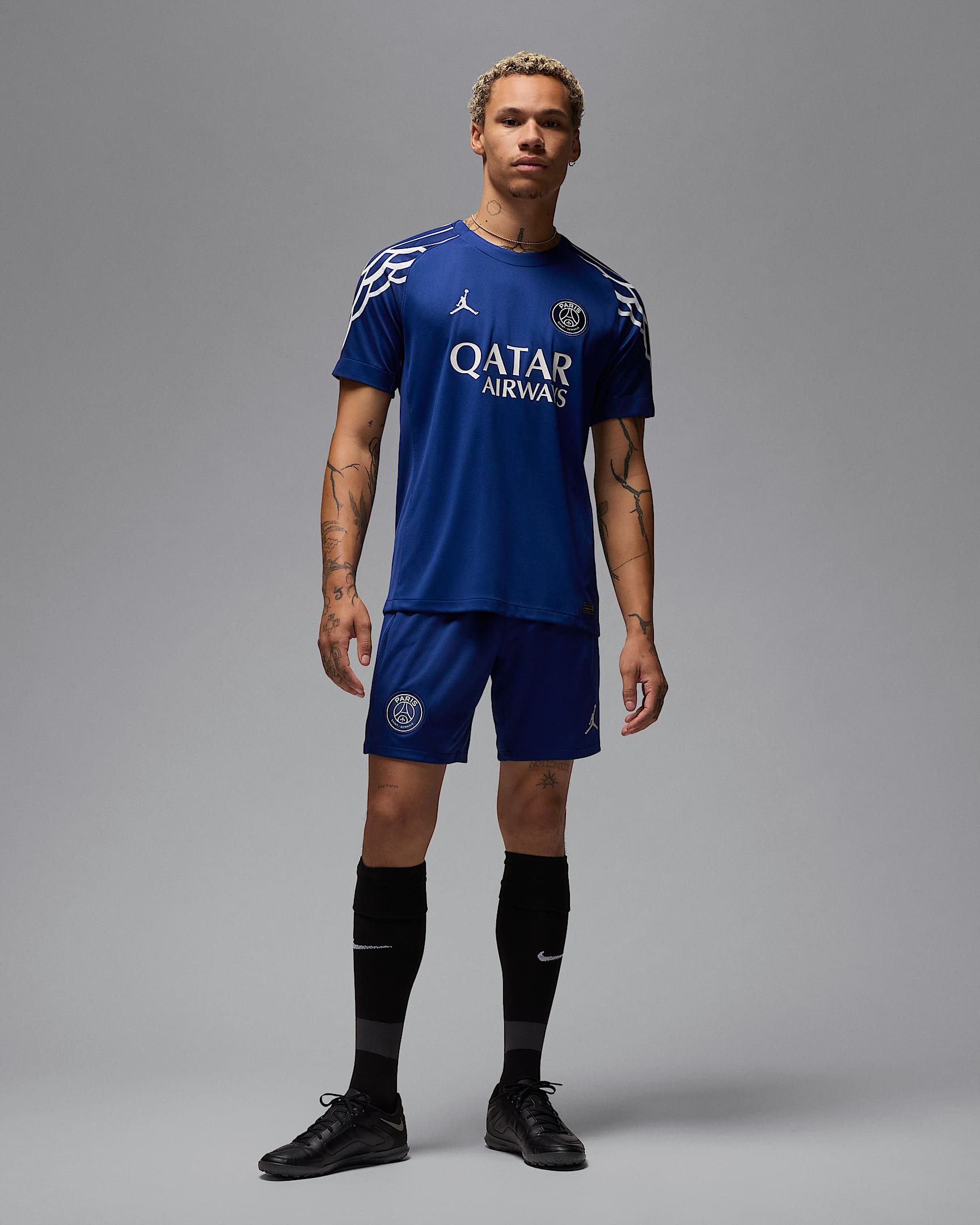 Paris Saint-Germain 2024/25 Stadium Fourth Jordan Replika-Fußballtrikot mit Dri-FIT-Technologie ...