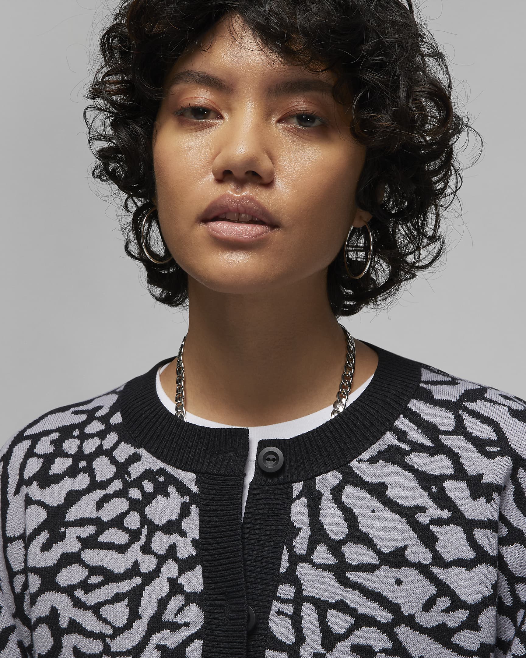 Jordan Flight Women's Jacquard Knit Cardigan. Nike NL