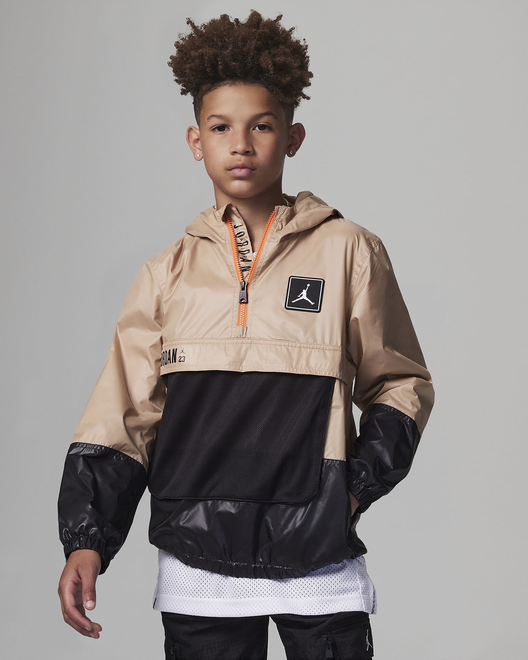 Jordan Half-Zip Windbreaker Jaqueta - Nen/a. Nike ES