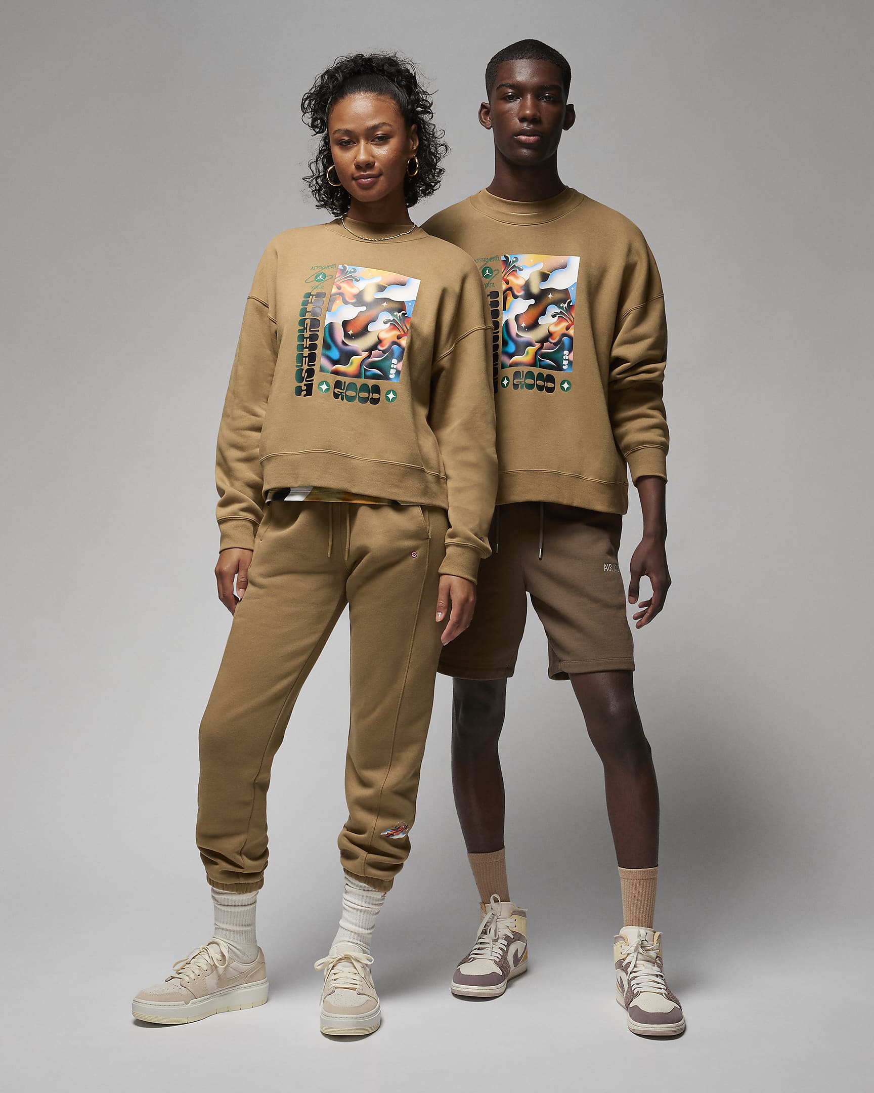 Jordan Artist Series by Jordan Moss Brooklyn-Fleece-Rundhalsshirt. Nike CH