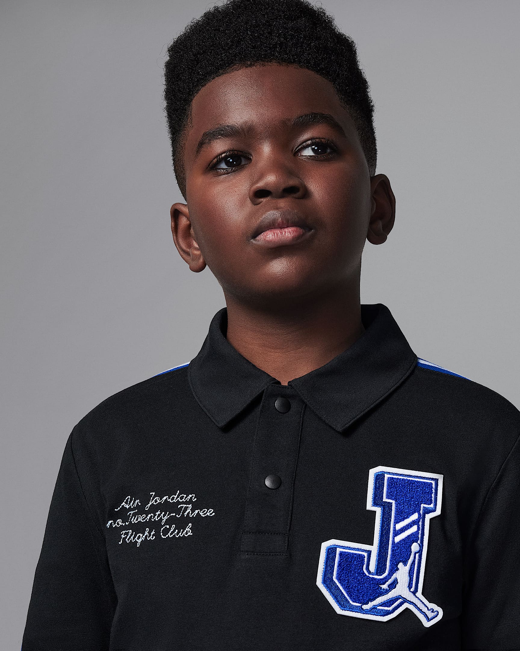 Jordan Court of Legends Big Kids' Long Sleeve Polo. Nike JP