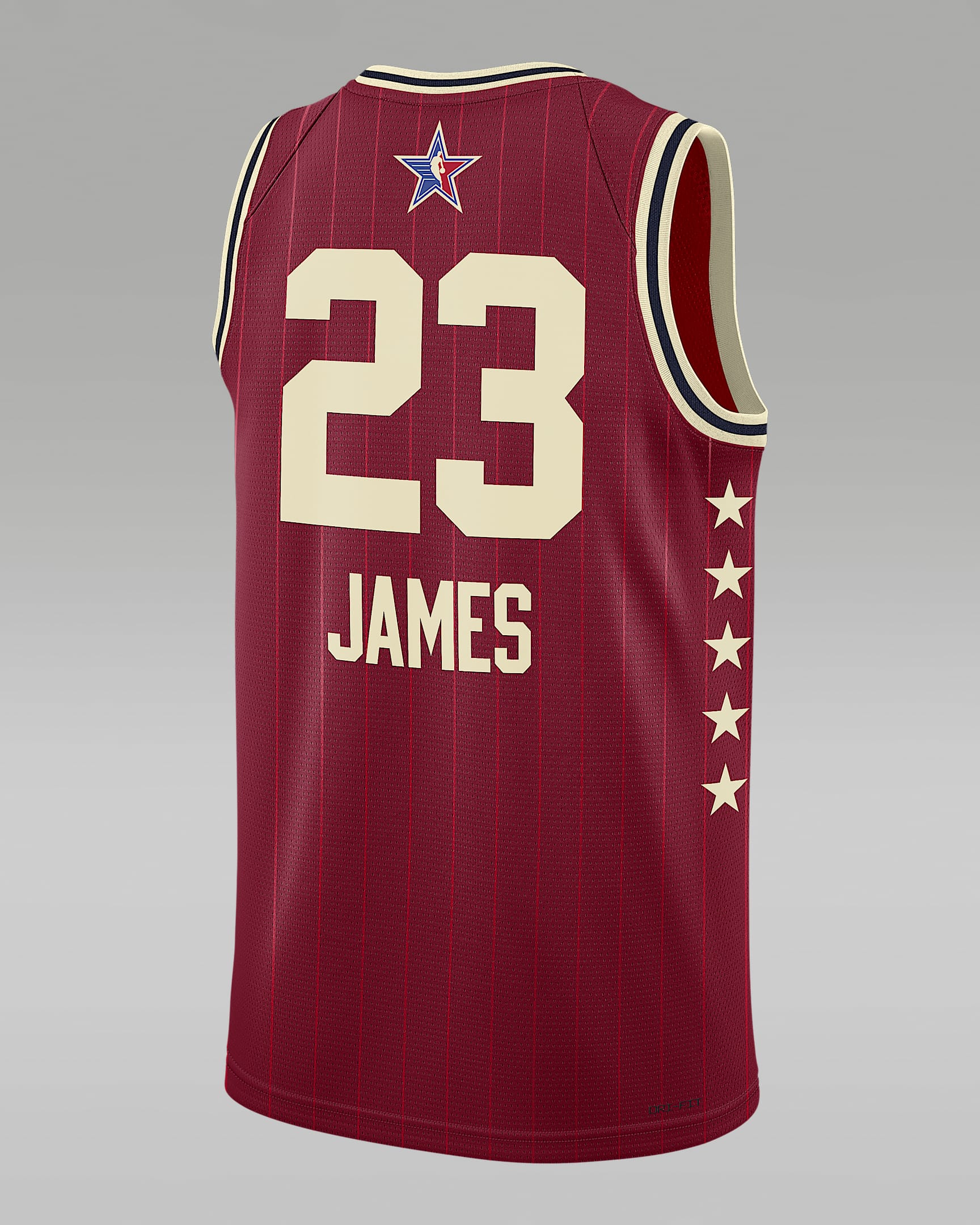 Jersey Jordan Dri-FIT Swingman de la NBA LeBron James 2024 NBA All-Star Weekend Essential. Nike.com