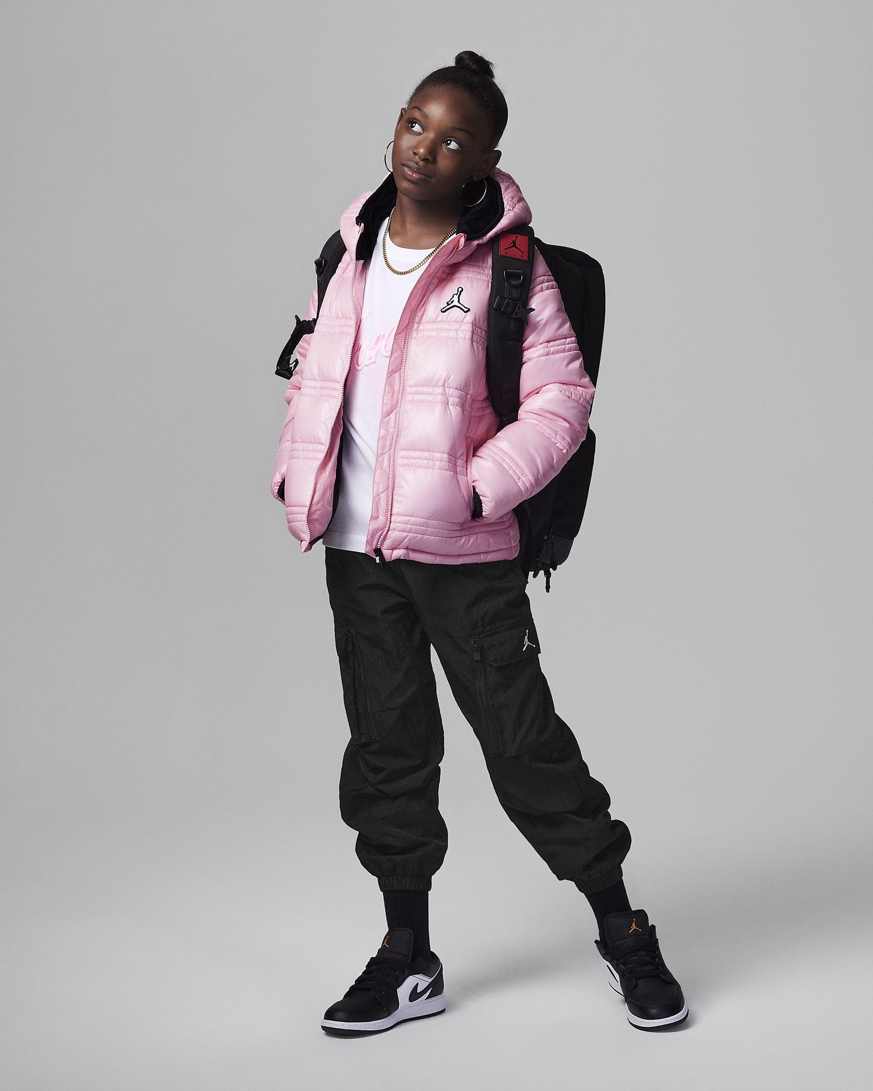Jordan Core Midweight Puffer Jacket Older Kids' Jacket. Nike CZ