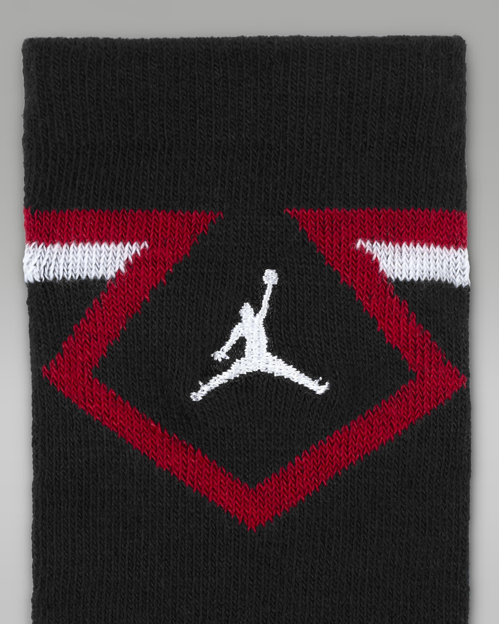 Jordan Big Kids' Diamond High Crew Socks (2 Pairs). Nike JP