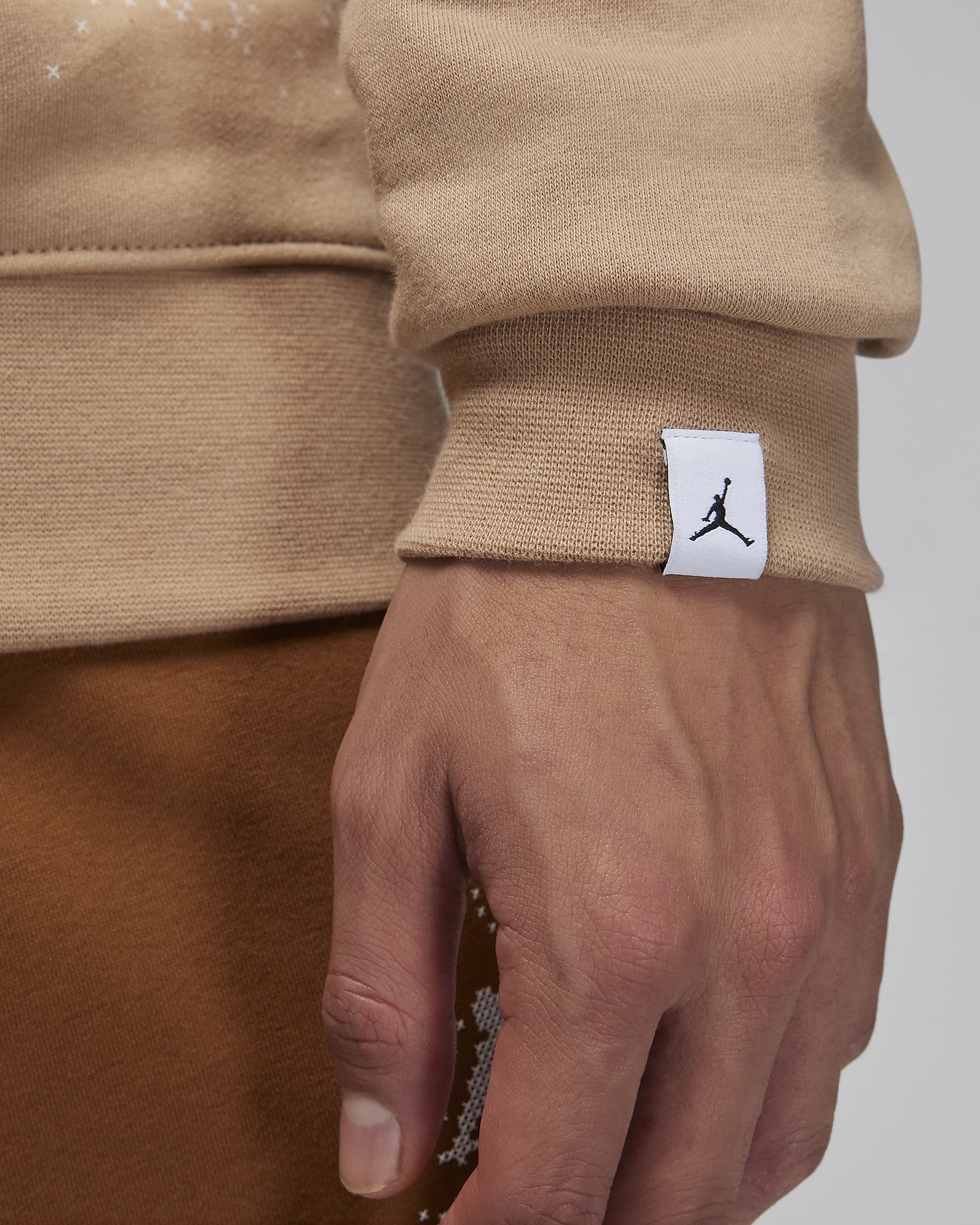 Jordan Essentials Festive Fleece Crew. Nike ID