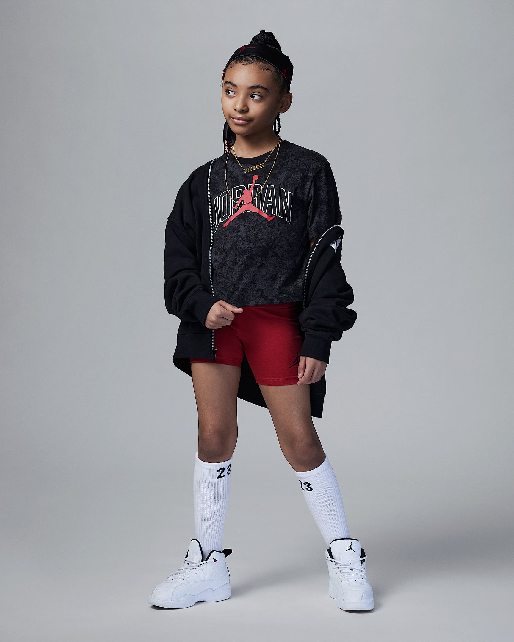 Air Jordan Flight Bike Shorts Set Younger Kids' 2-piece Set. Nike DK