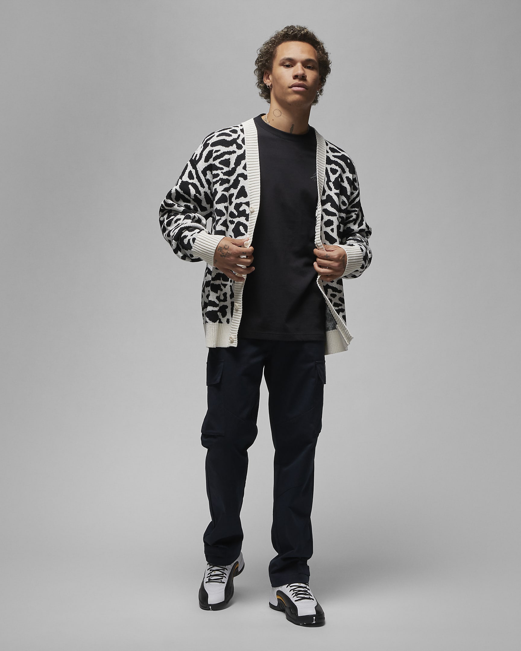 Jordan Flight Heritage Men's Cardigan. Nike IN