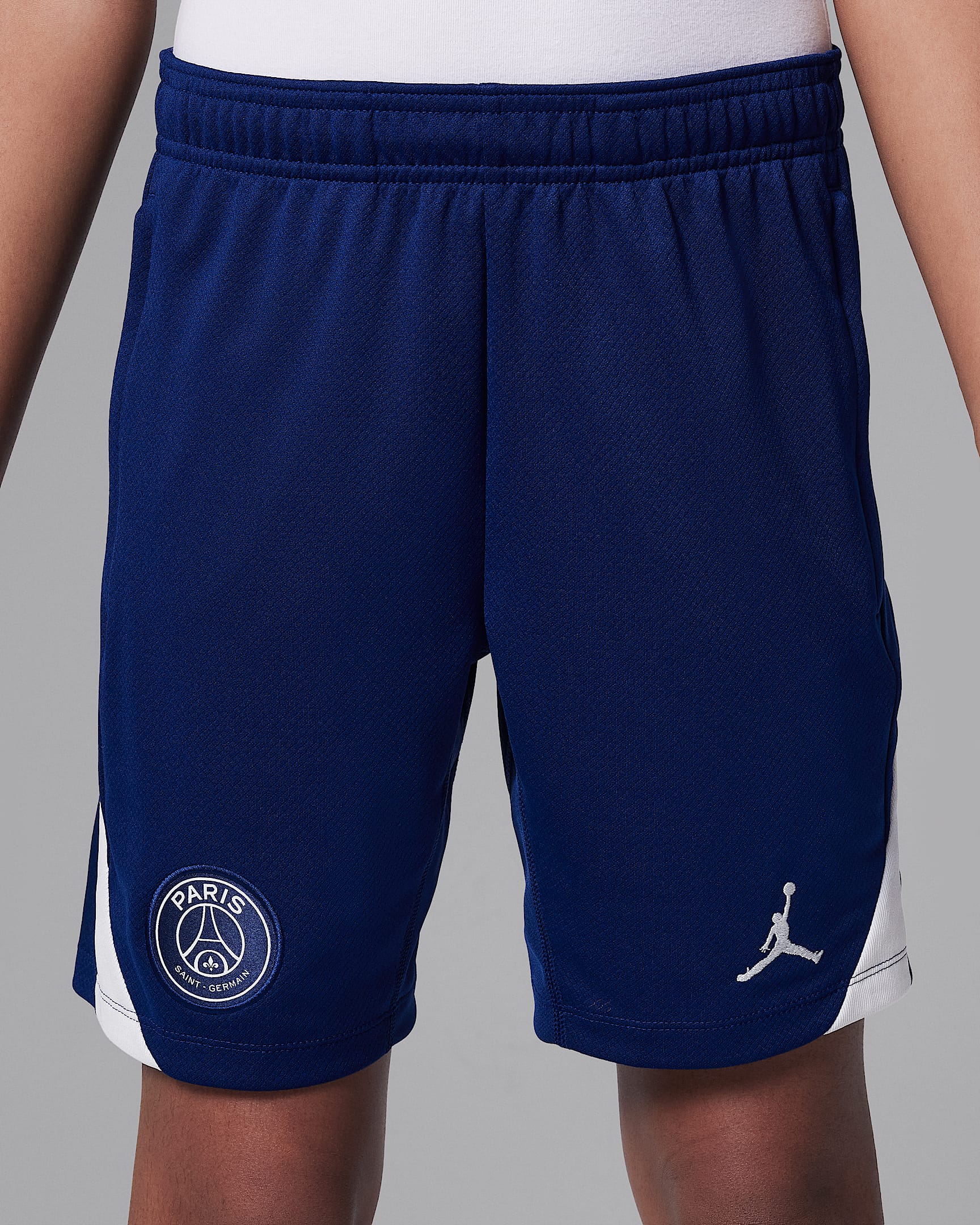 Paris Saint-Germain Strike Fourth Big Kids' Jordan Dri-FIT Soccer Knit Shorts. Nike.com