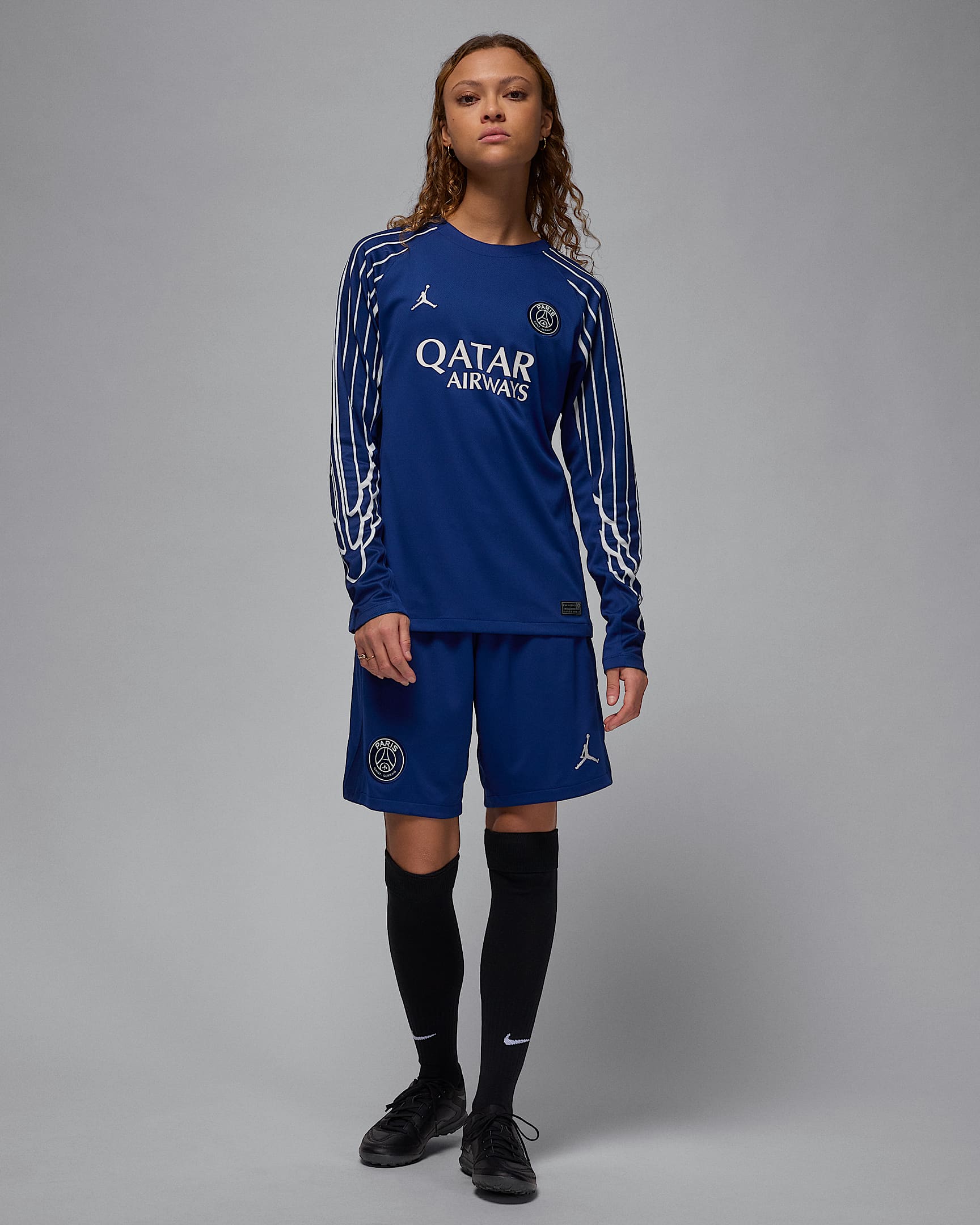 Paris Saint-Germain 2024/25 Stadium Fourth Women's Jordan Dri-FIT Soccer Replica Long-Sleeve ...