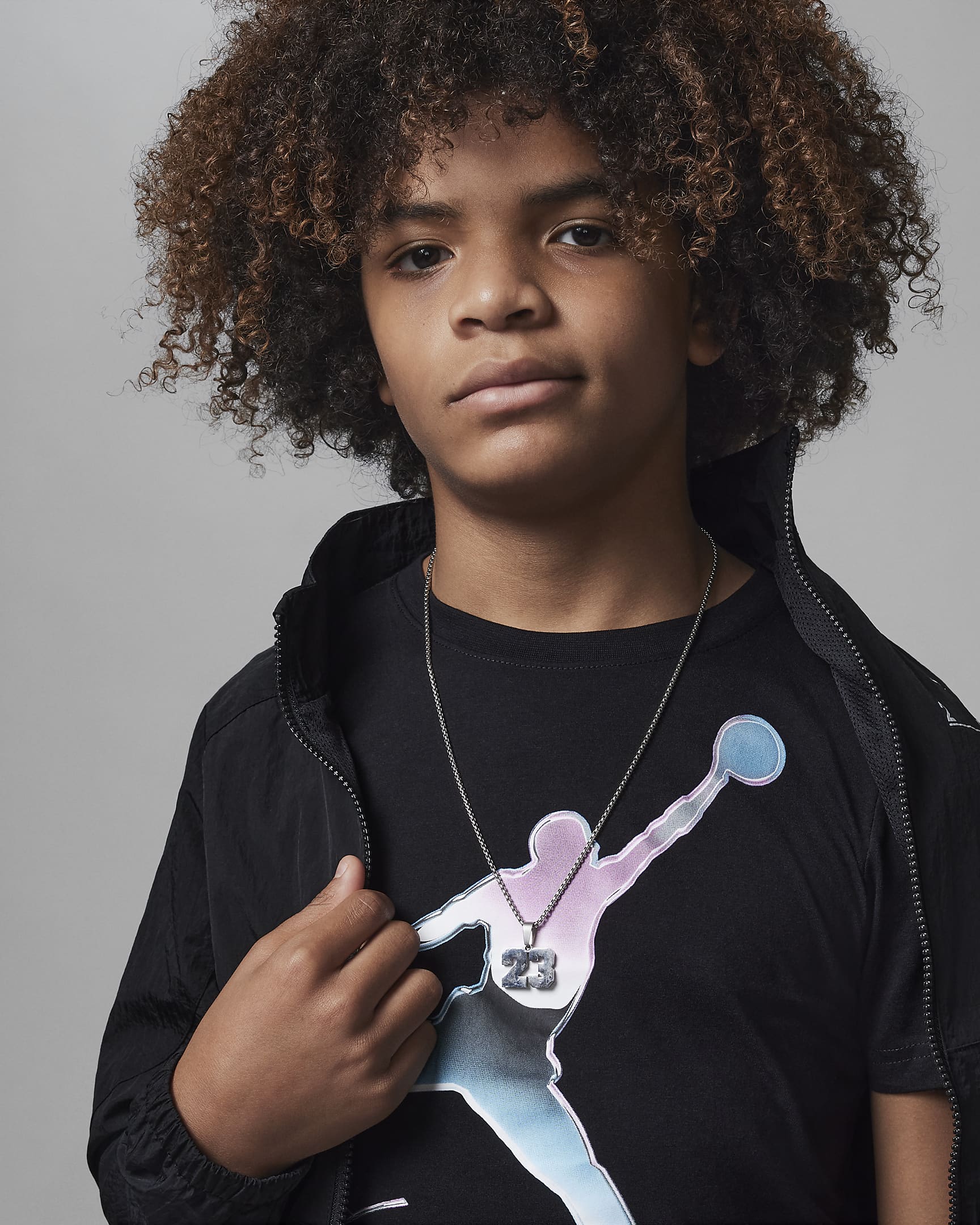 Jordan Flight Chrome Graphic Tee Older Kids' T-Shirt. Nike SI