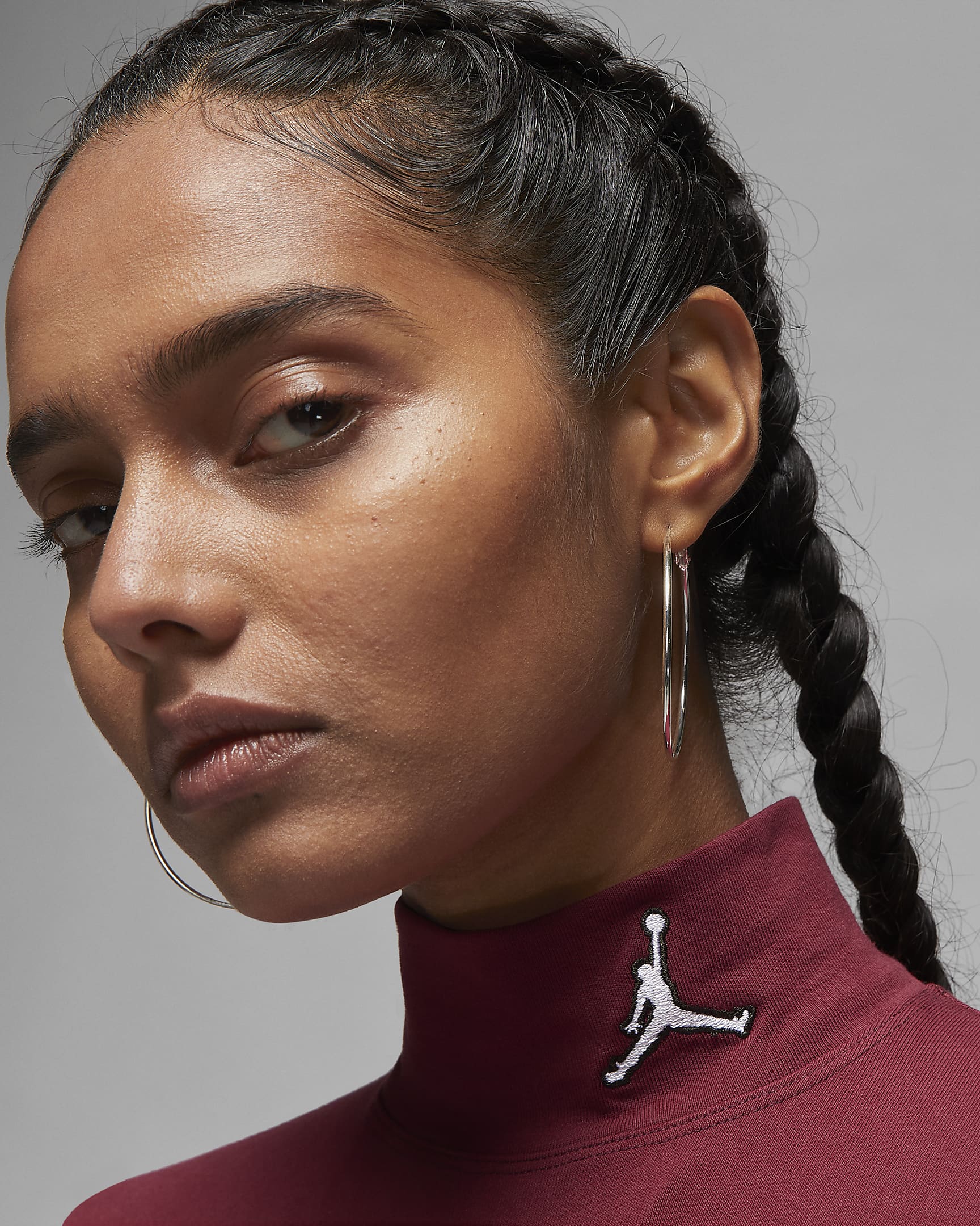 Jordan Flight Women's Mock Neck Long-Sleeve Top. Nike UK