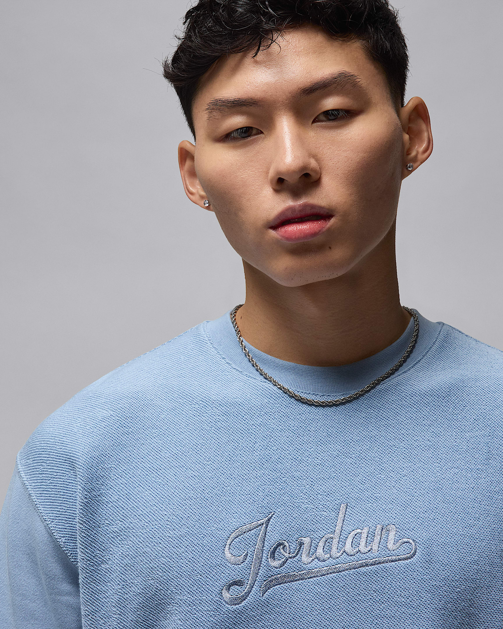 Jordan Flight MVP Men's Long-Sleeve Fleece Top. Nike JP