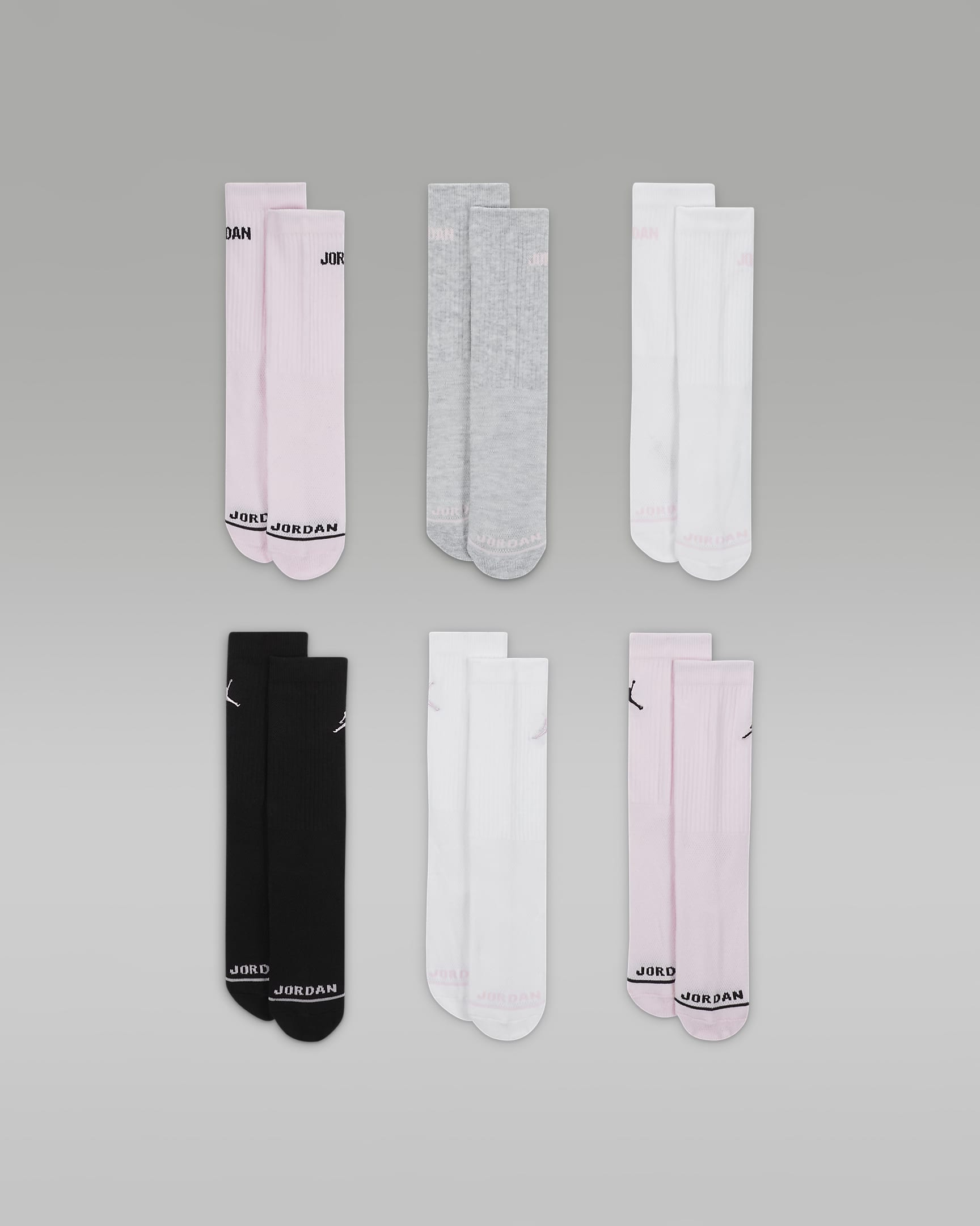 Jordan Legend Big Kids' Crew Socks (6 Pairs). Nike.com
