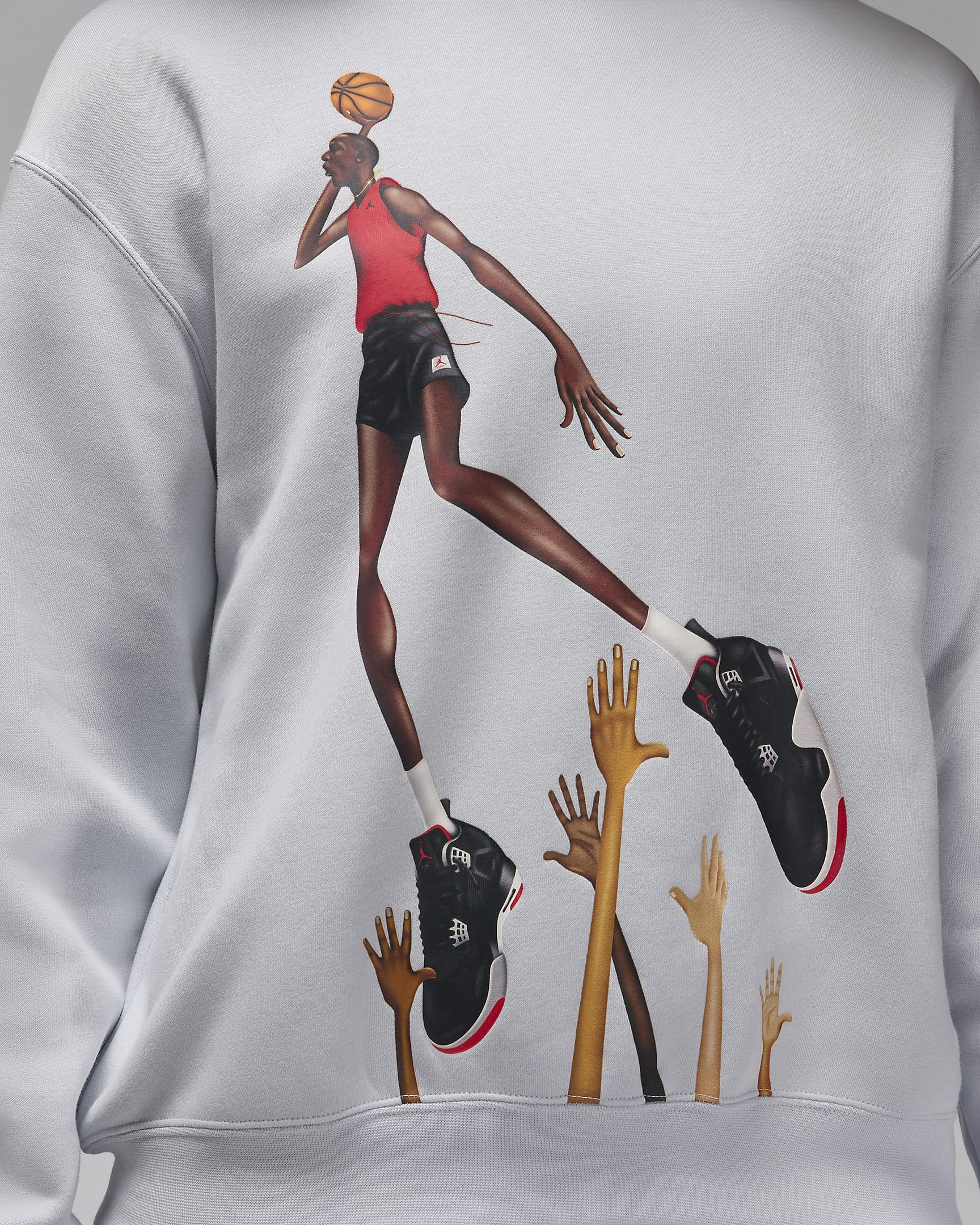 Jordan Artist Series by Darien Birks Women's Fleece Crew-Neck ...