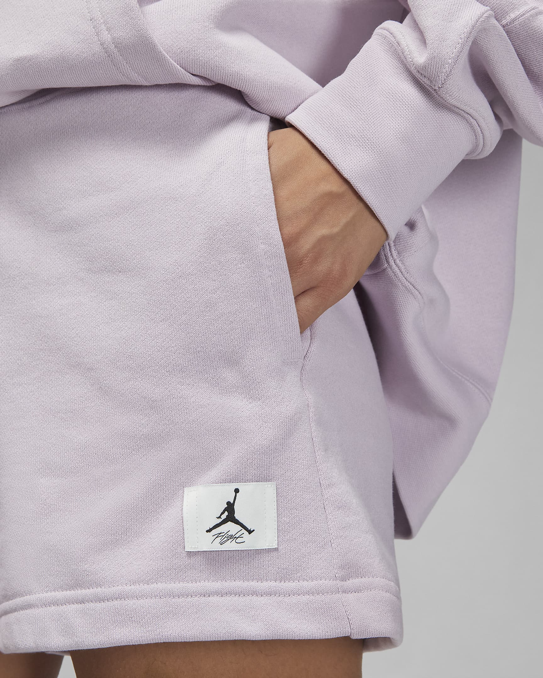 Jordan Flight Fleece 女款色塊短褲。Nike TW