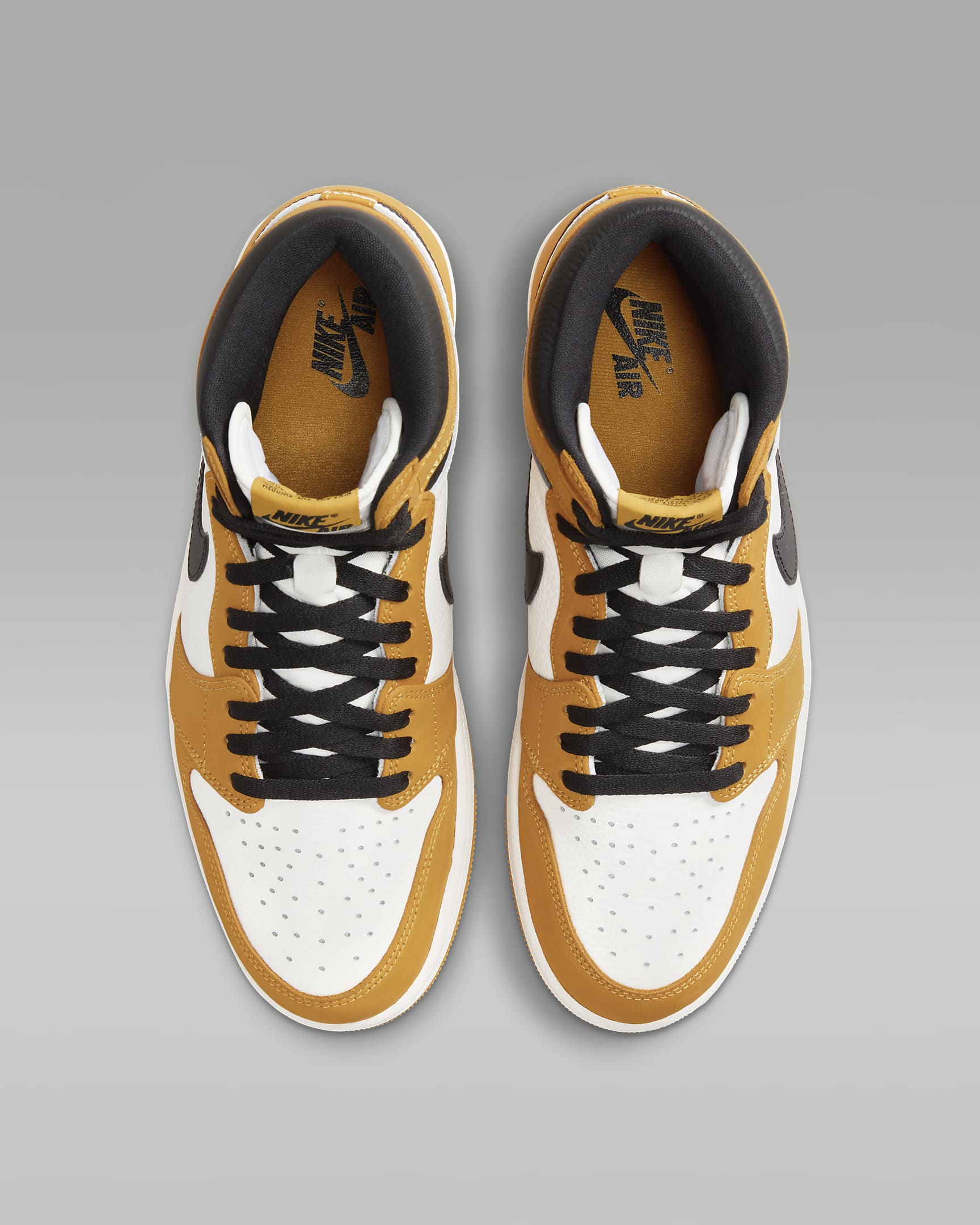 Air Jordan 1 Retro High OG 'Yellow Ochre' Men's Shoes. Nike ID