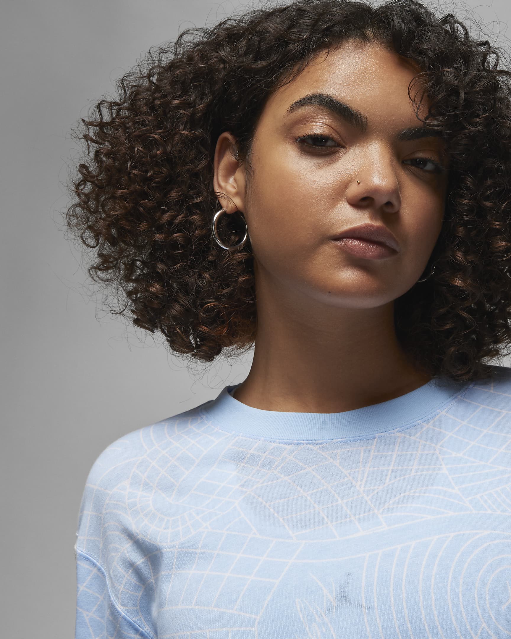 Jordan Flight Women's Printed Long-Sleeve T-Shirt. Nike UK