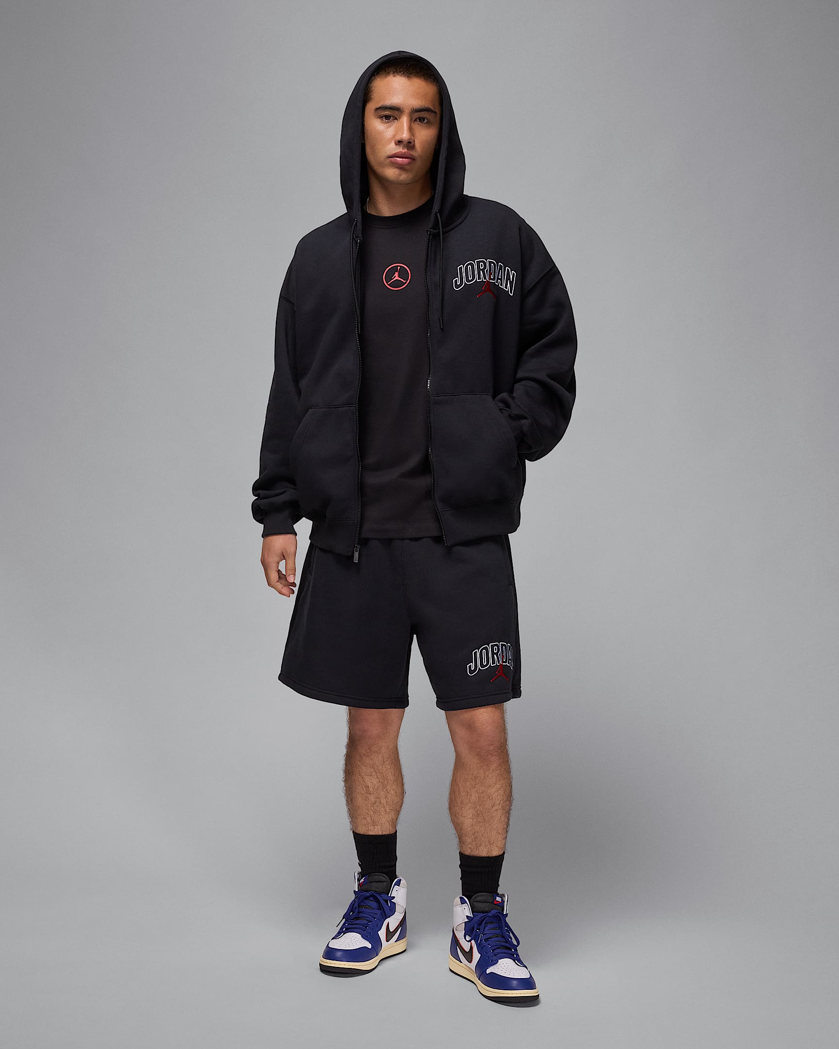 Jordan Brooklyn Fleece Men's Oversized Full-Zip Hoodie. Nike UK
