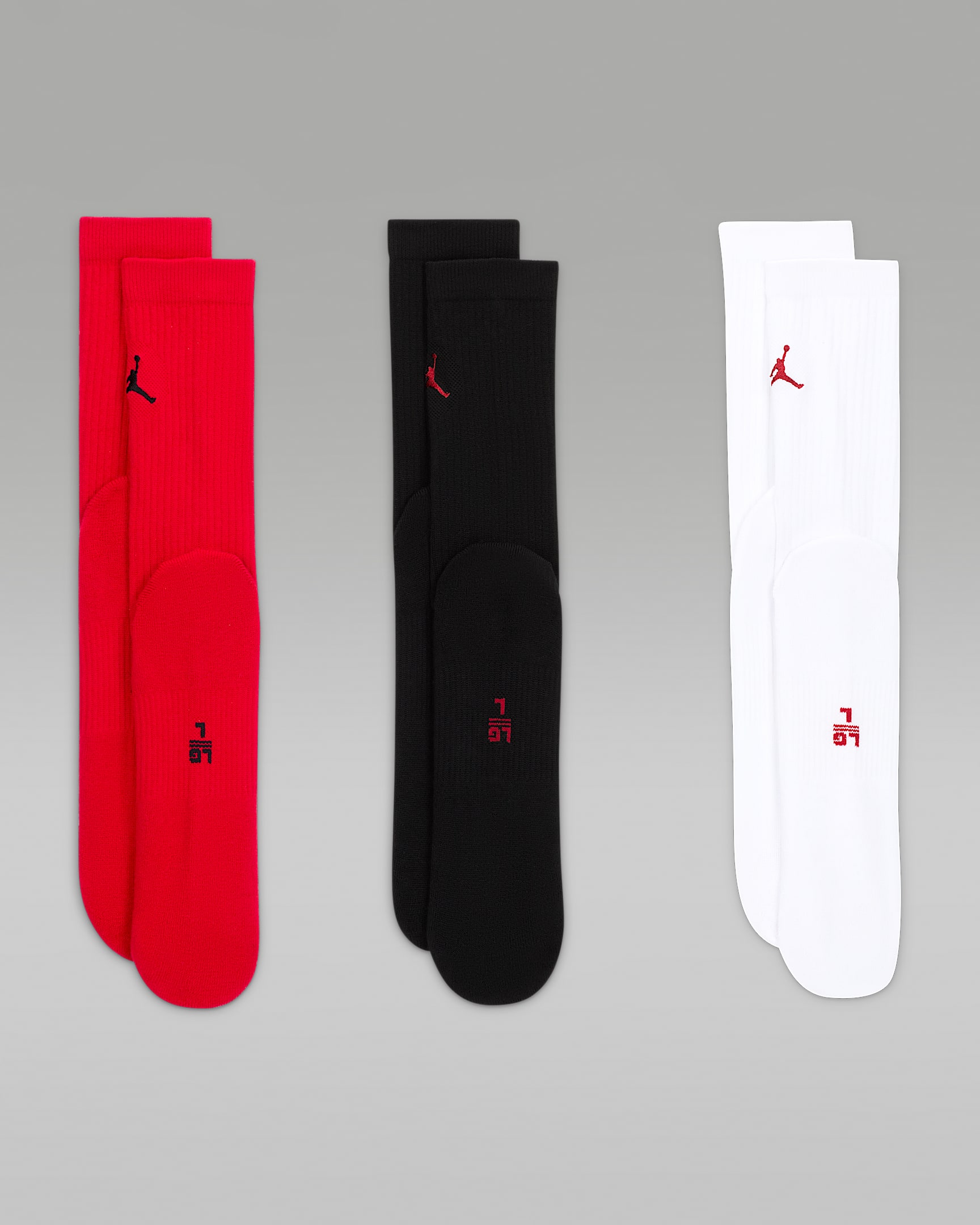 Jordan Everyday Crew Socks (3 pairs). Nike.com