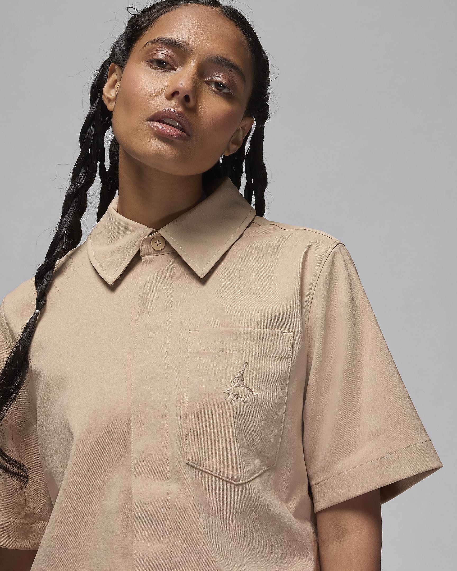 Jordan Women's Woven Crop Top. Nike SG