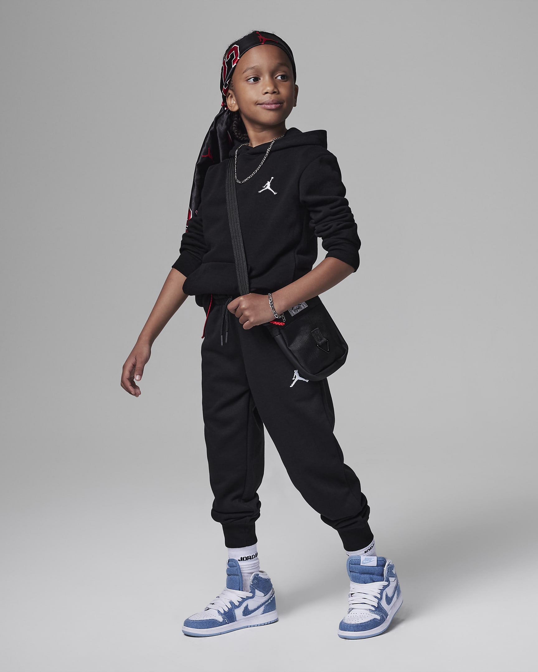 Jordan MJ Essentials French Terry Pants Little Kids Pants. Nike JP