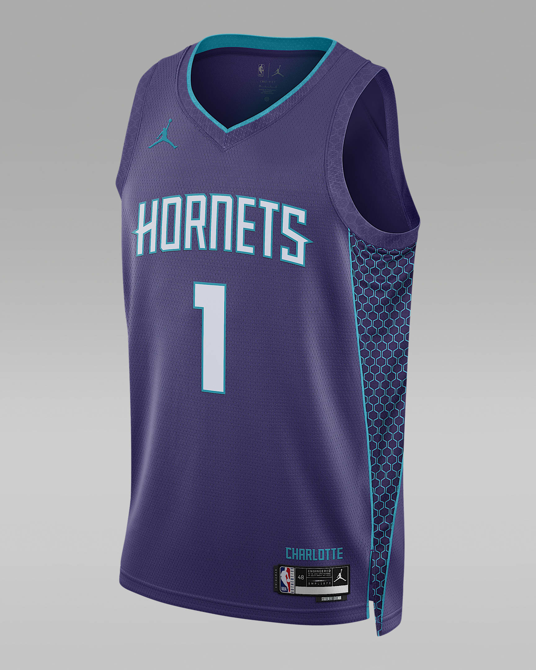 Charlotte Hornets Statement Edition Men's Jordan Dri-FIT NBA Swingman ...