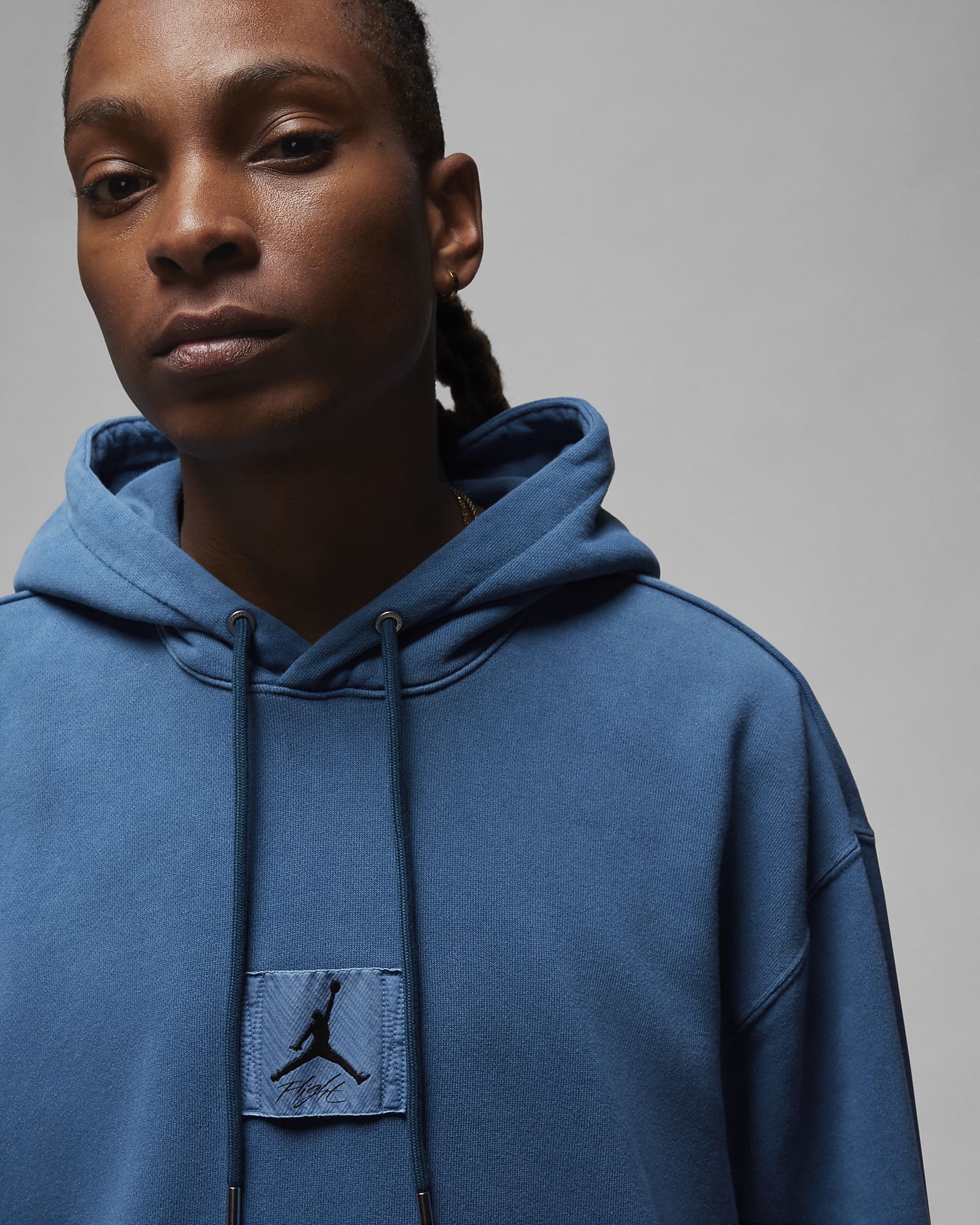 Jordan Essentials Men's Statement Fleece Washed Pullover Hoodie. Nike ID