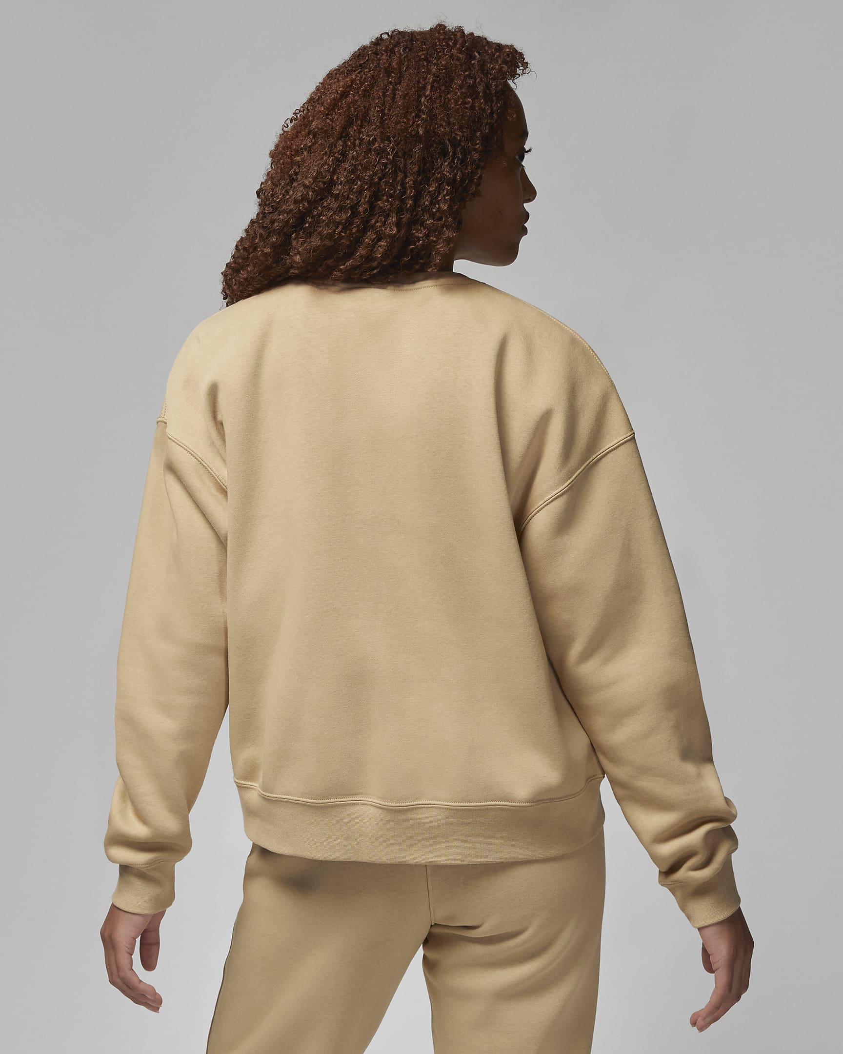 Jordan Brooklyn Women's Fleece Crew-Neck Sweatshirt. Nike MY