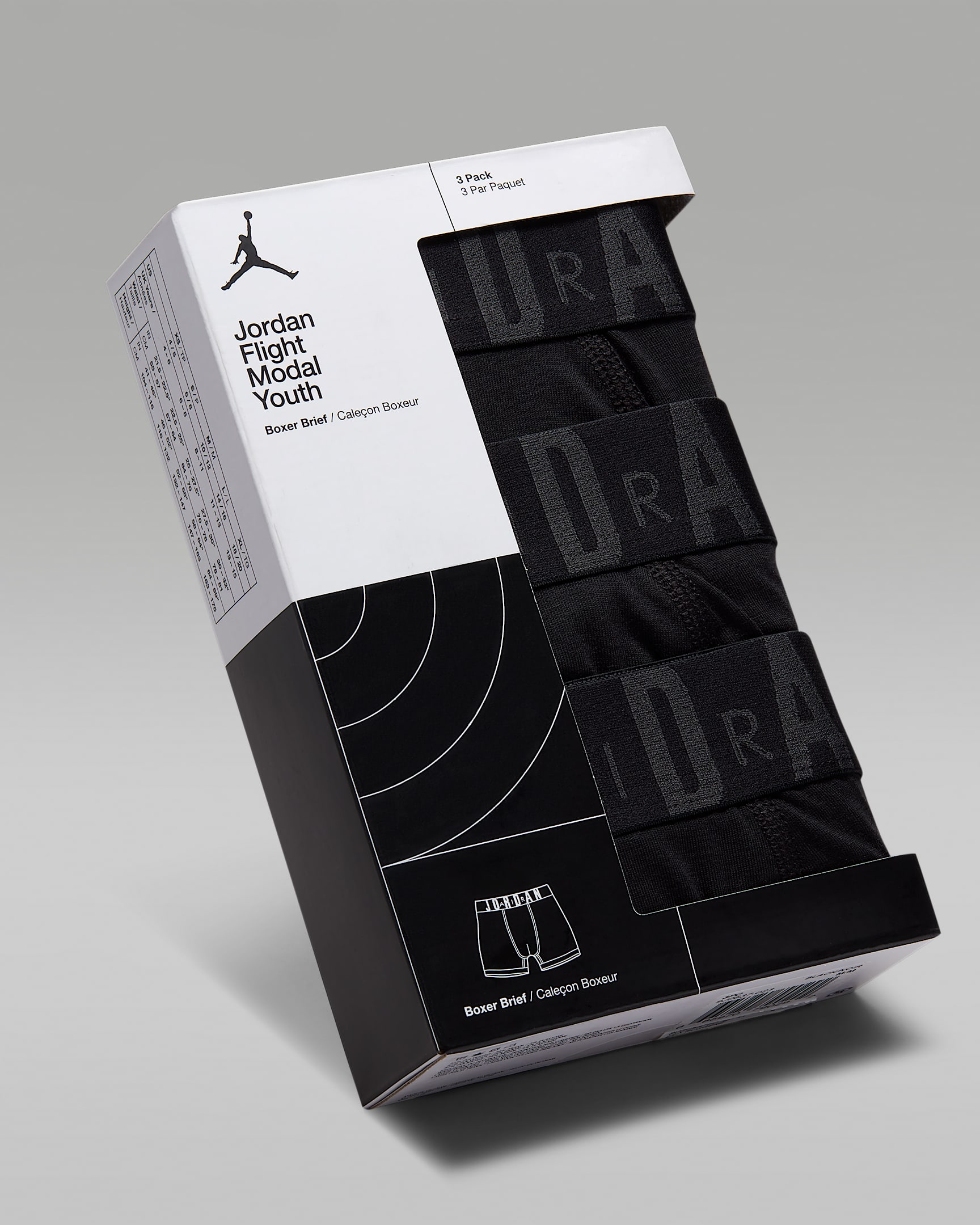 Jordan Flight Modal Big Kids' Boxer Briefs (3-Pack). Nike.com