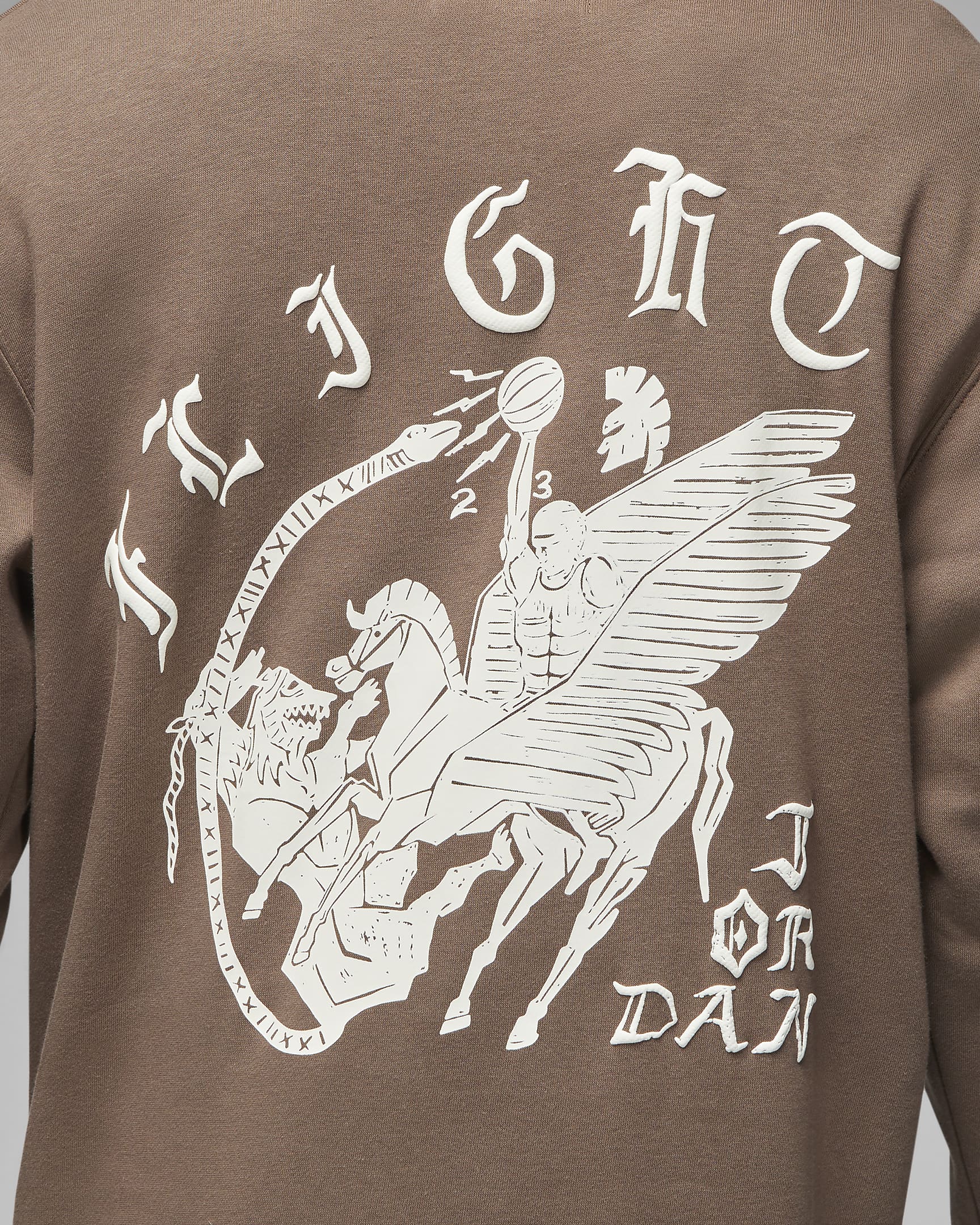 Jordan Artist Series by Umar Rashid Men's Flight Fleece Pullover Hoodie ...