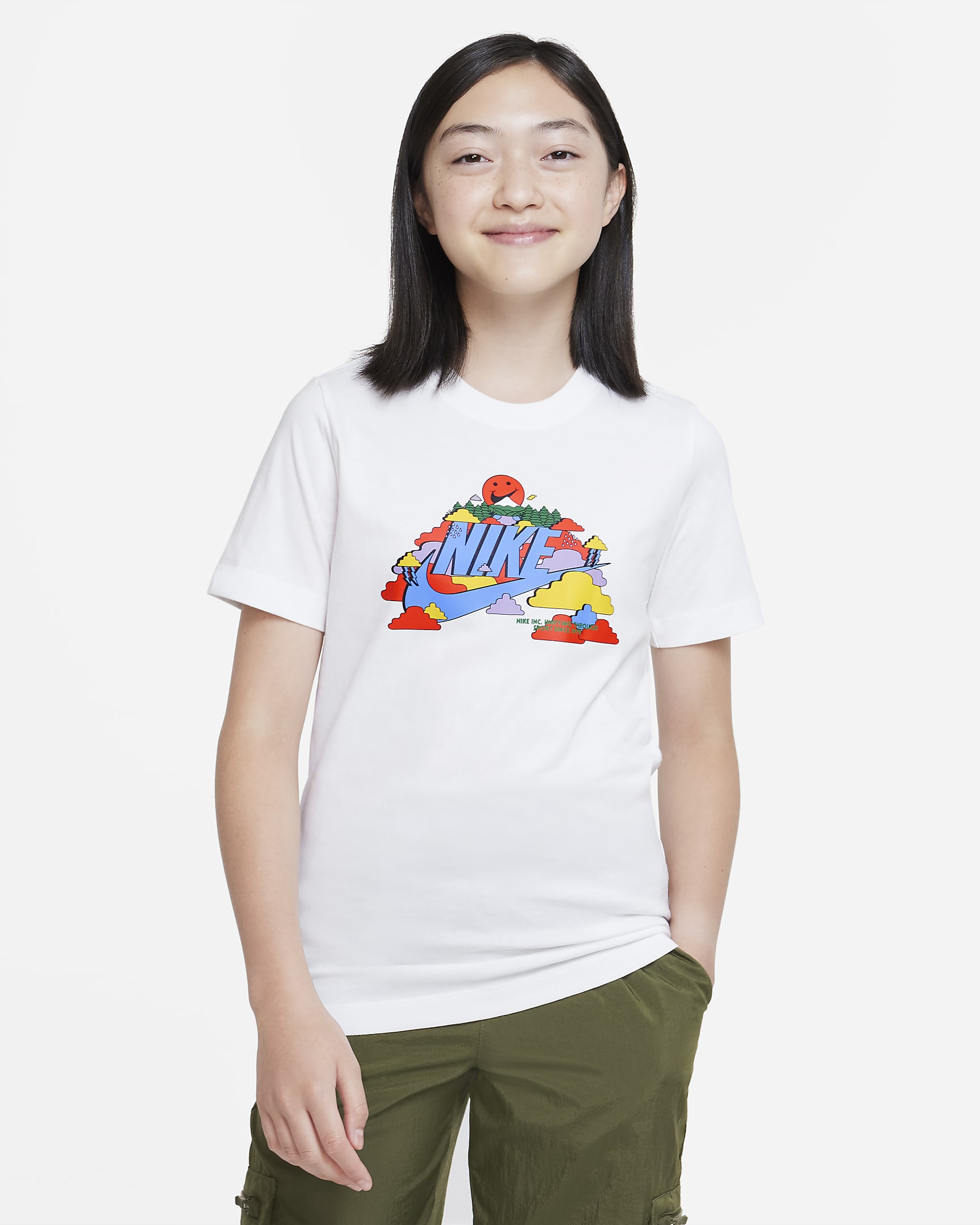Nike Sportswear T-Shirt für ältere Kinder. Nike AT