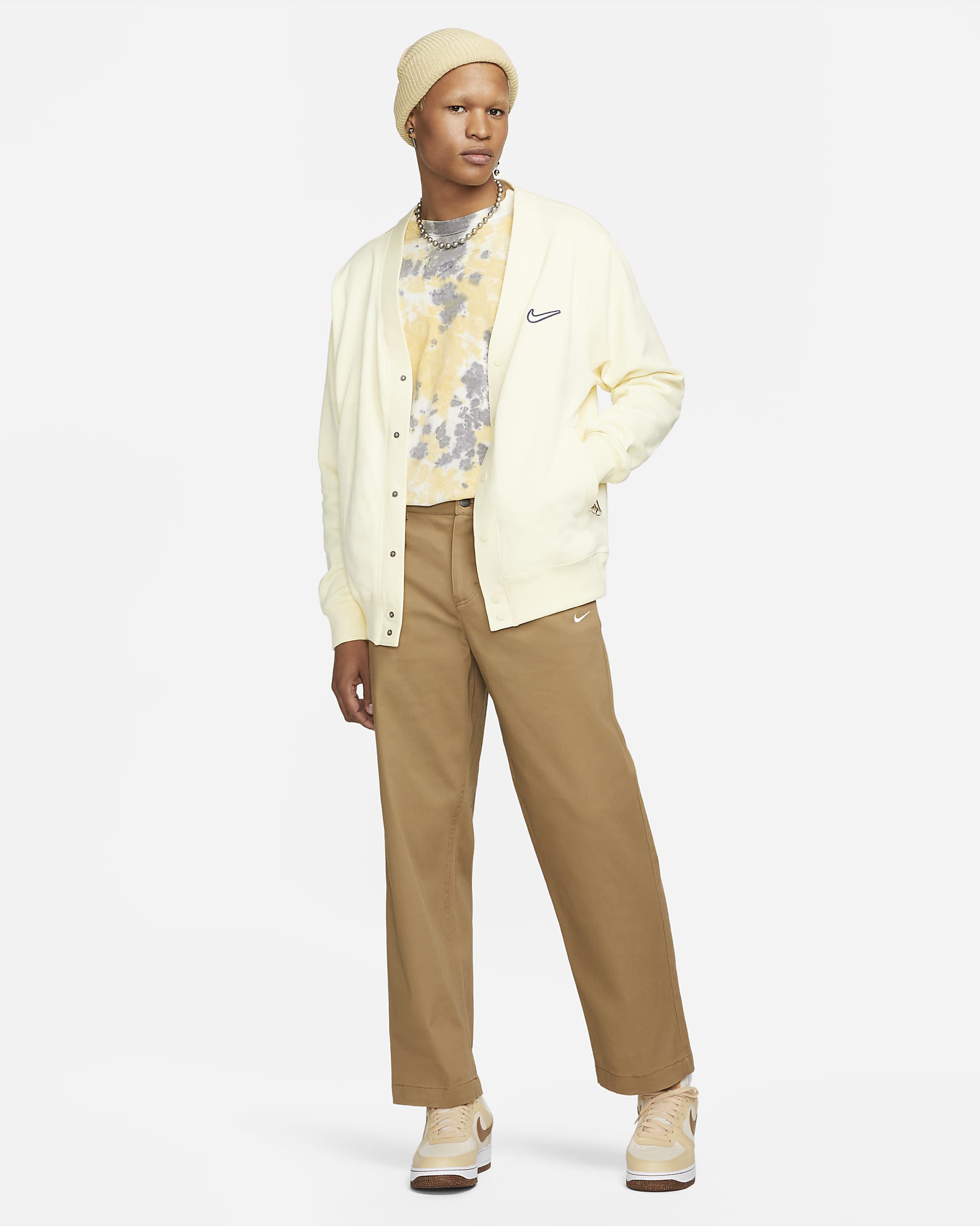 Nike Sportswear Trend Men's Fleece Cardigan. Nike AT