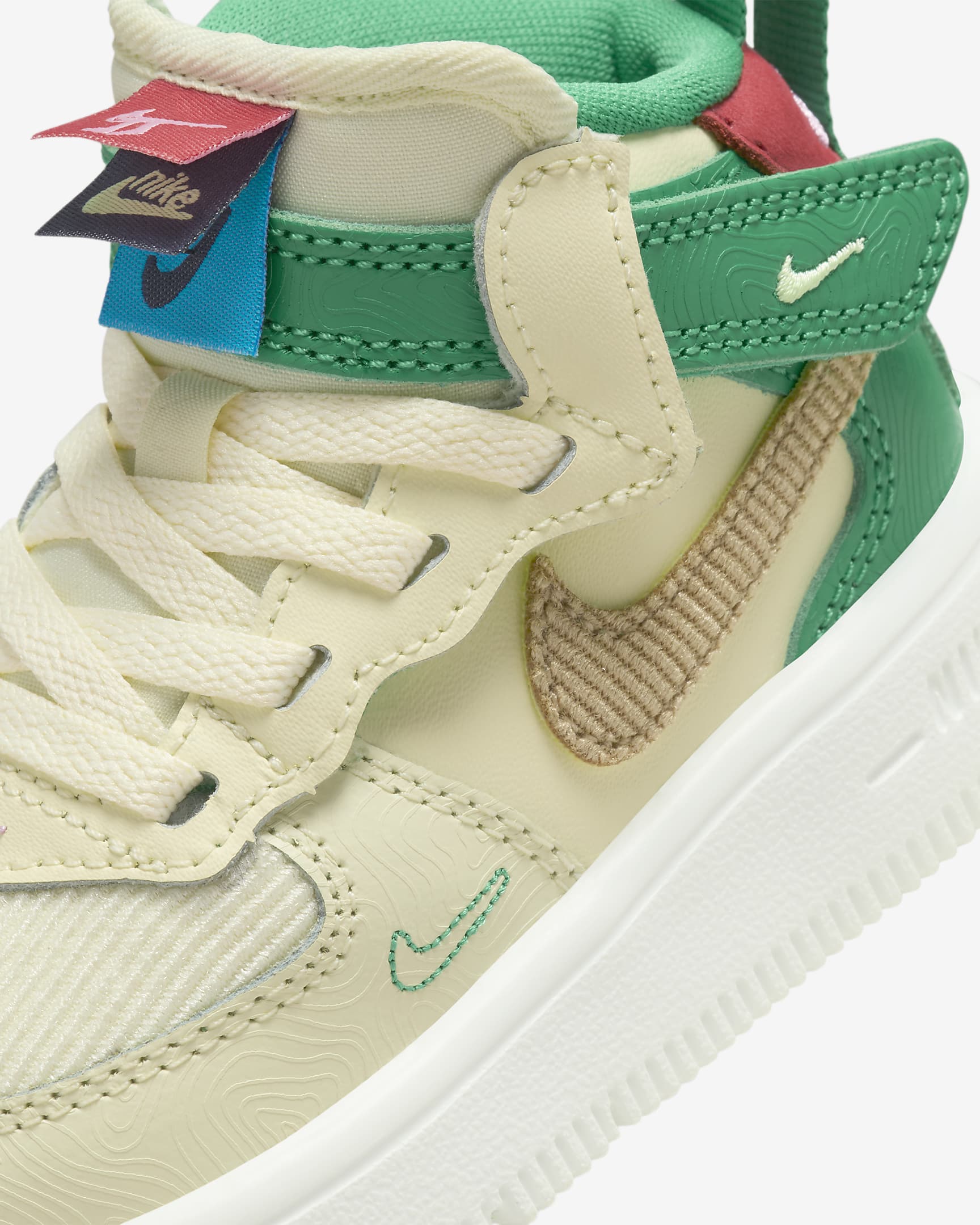 Nike Force 1 Mid SE EasyOn Baby/Toddler Shoes. Nike PH