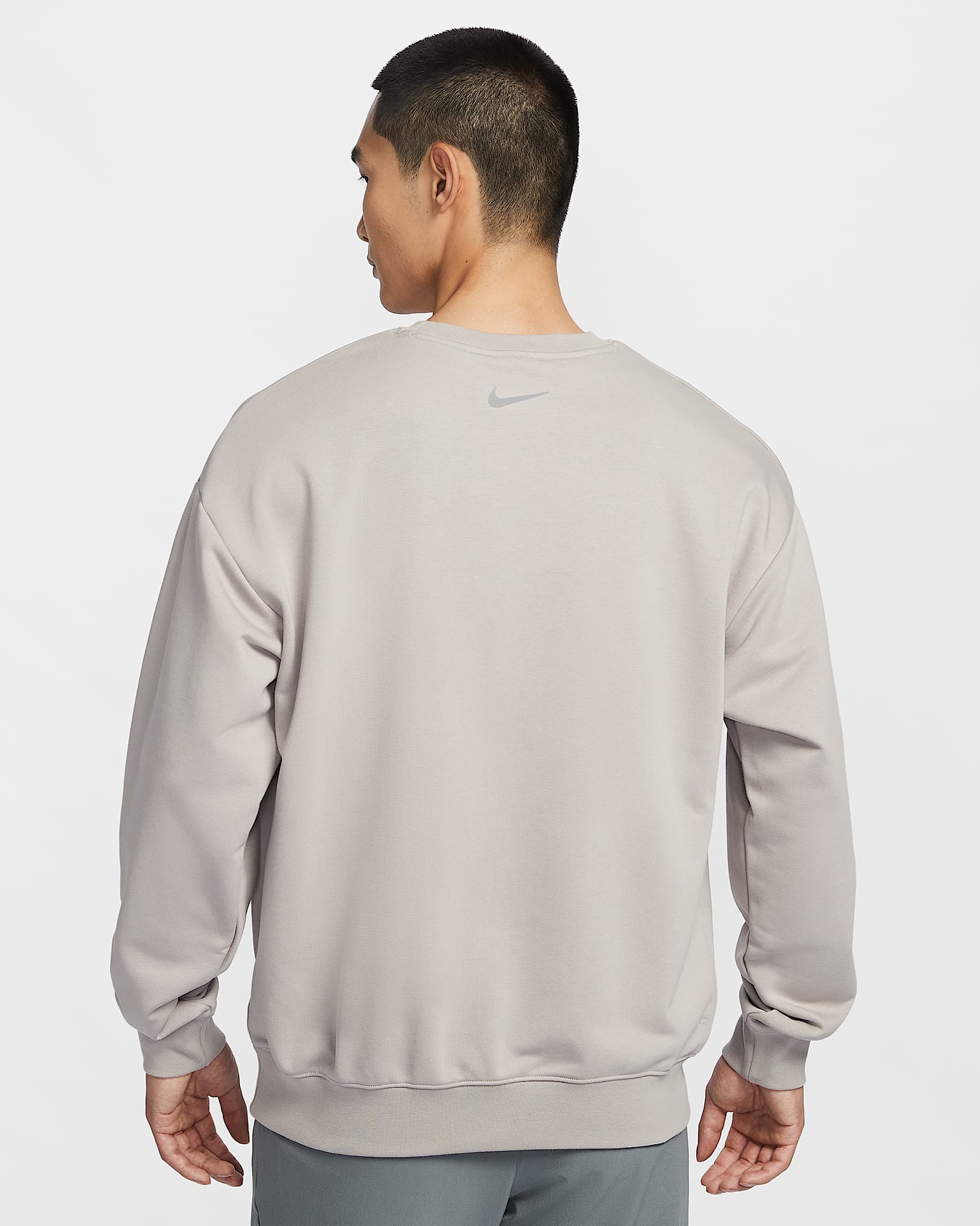 Nike Track Club Men's Dri-FIT Running Fleece Crew-Neck Sweatshirt. Nike SG