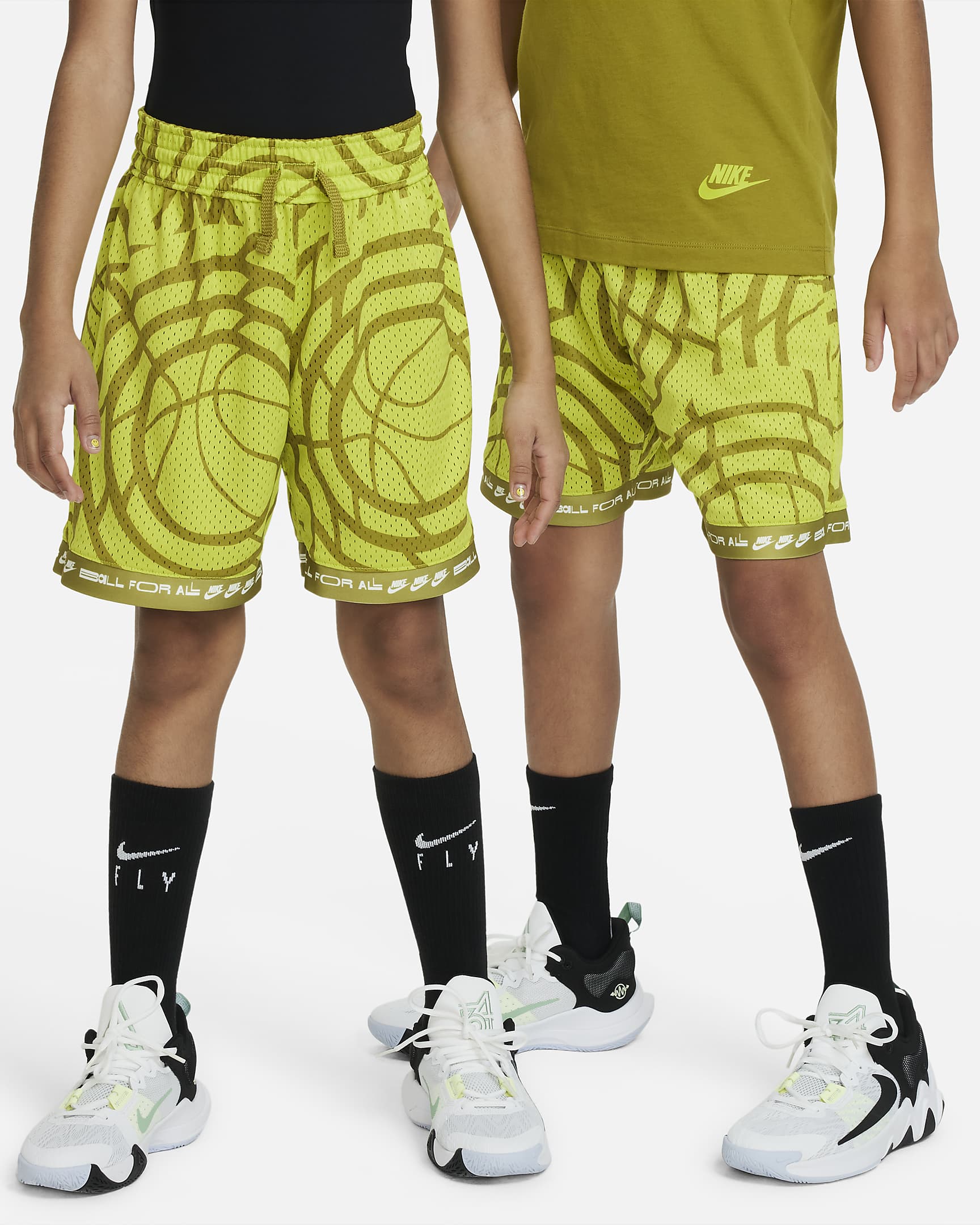 Nike Culture of Basketball Older Kids' Reversible Basketball Shorts ...