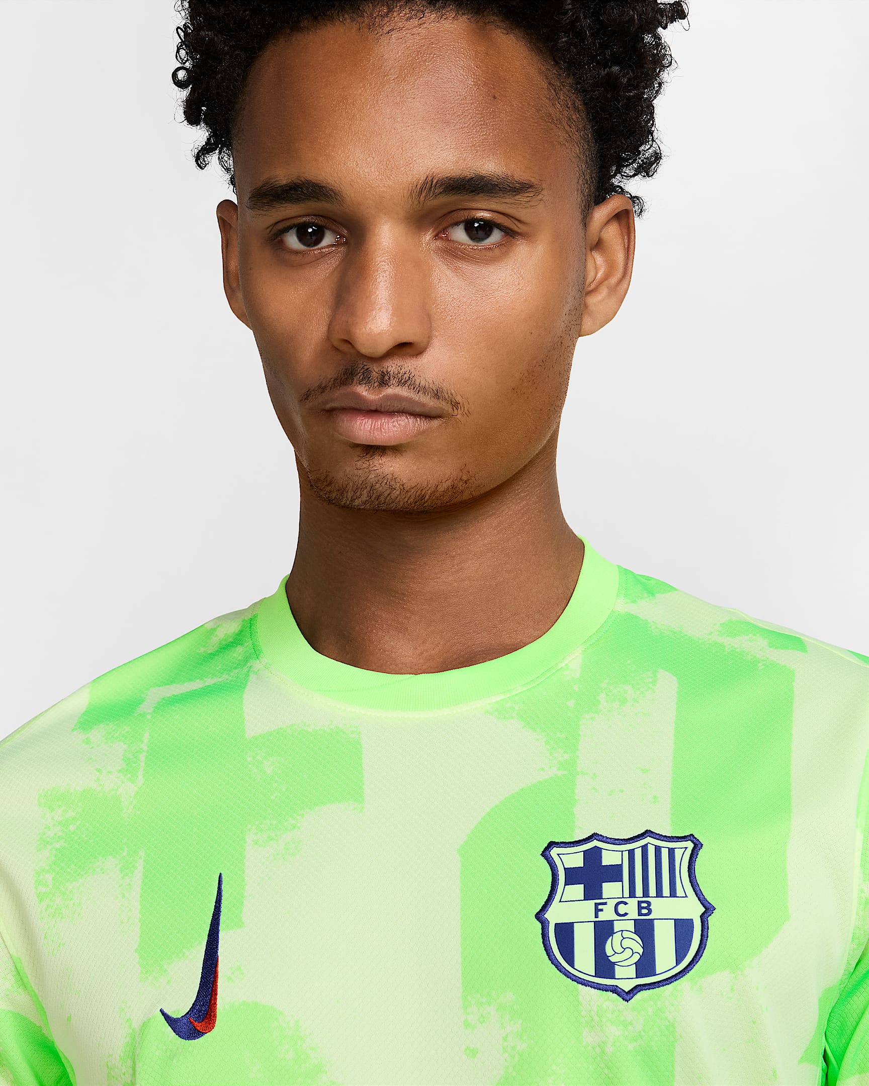 F.C. Barcelona 2024/25 Stadium Third Men's Nike Dri-FIT Football Replica Shirt. Nike CZ