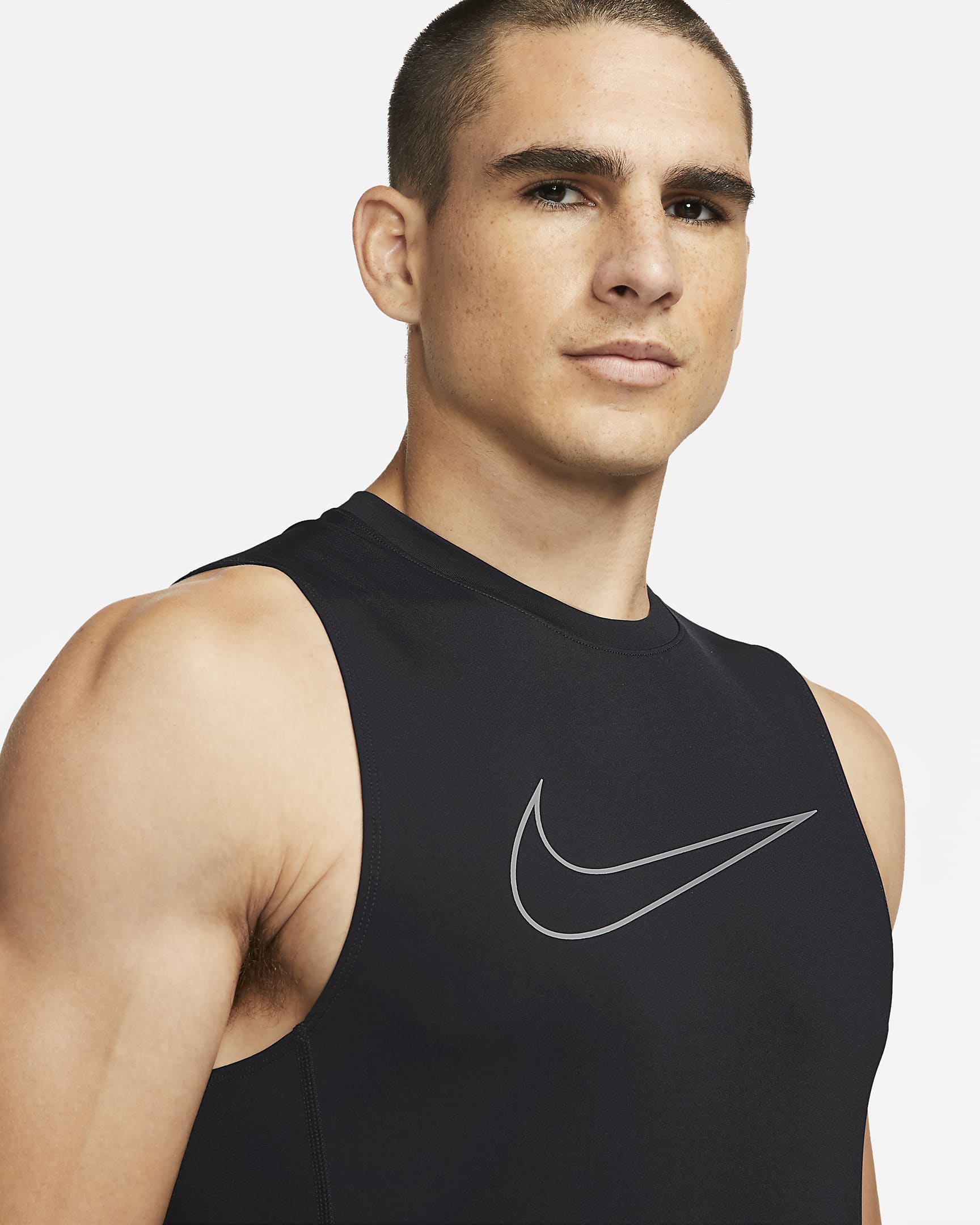 Nike Pro Dri Fit Mens Slim Fit Sleeveless Top