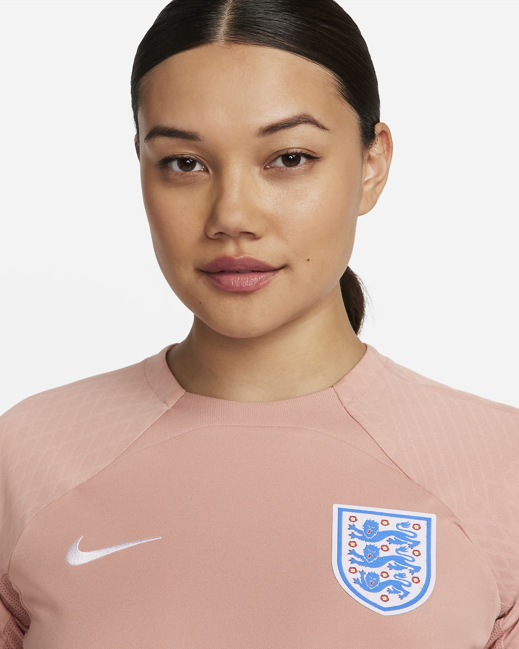 England Strike Women's Nike Dri-FIT Knit Football Top. Nike HR