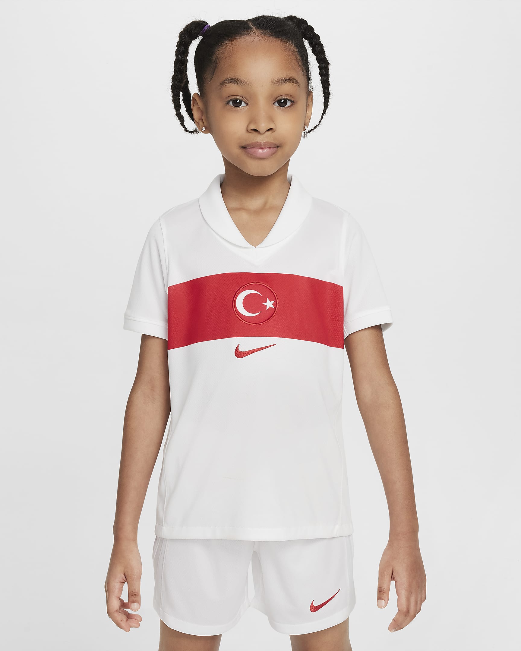 Türkiye 2024/25 Stadium Home Younger Kids' Nike Football Replica Kit ...